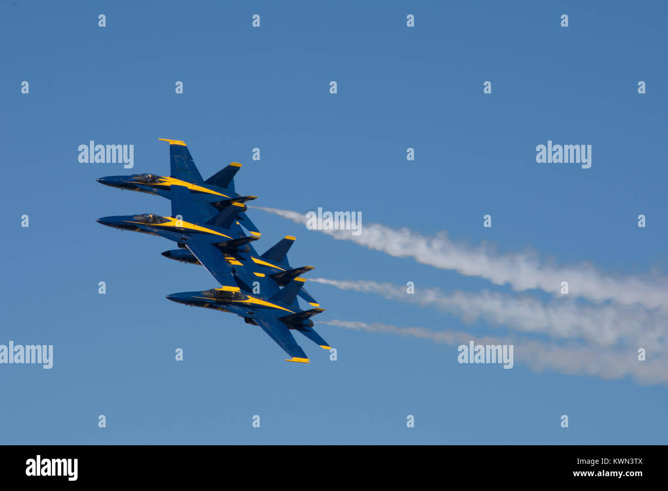 Blue Angels Diamond Formation Stock Photo - Alamy