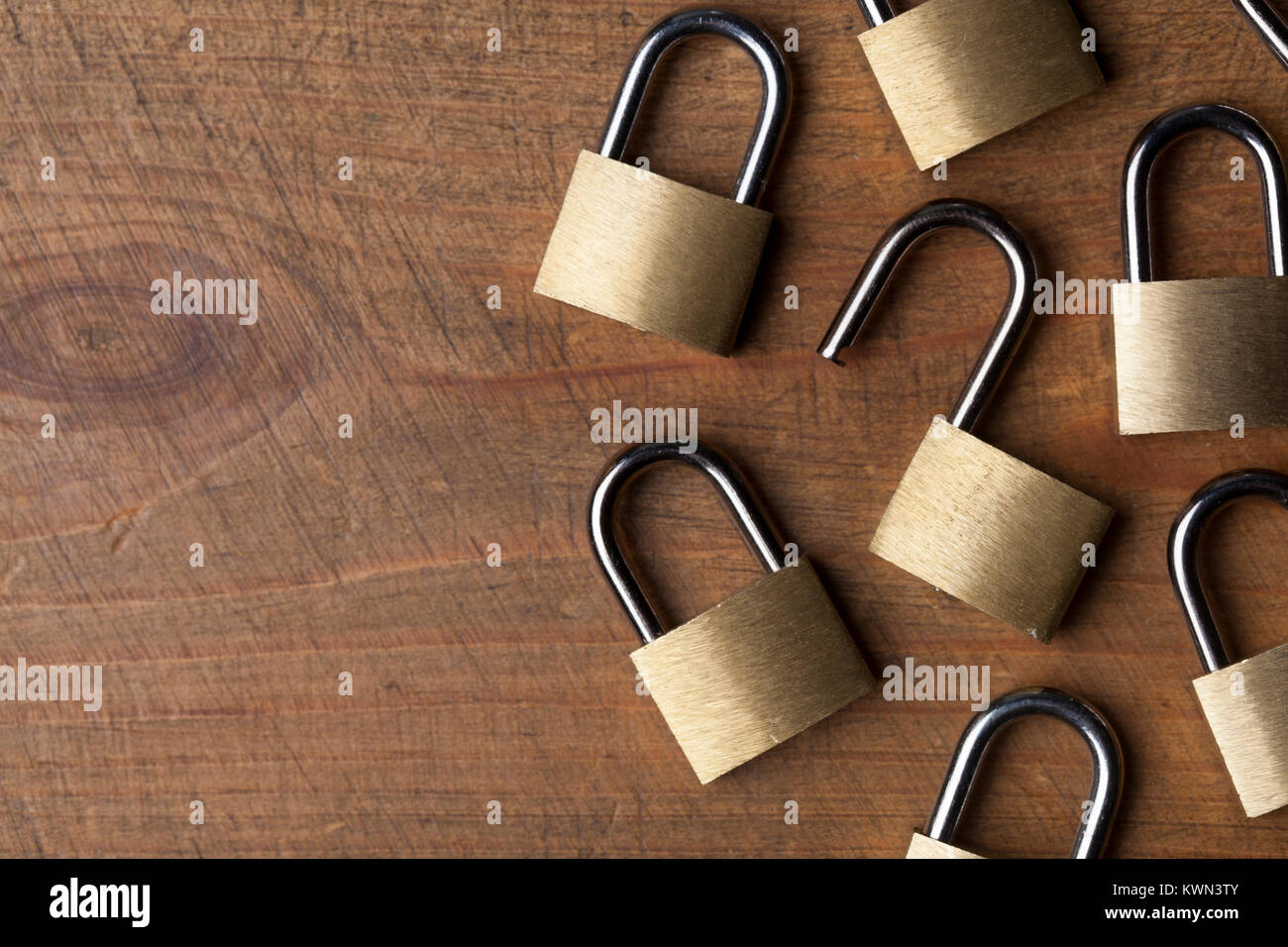 Padlock background. Security and safety concept Stock Photo - Alamy