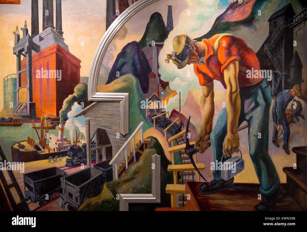 Thomas hart benton hi-res stock photography and images - Alamy