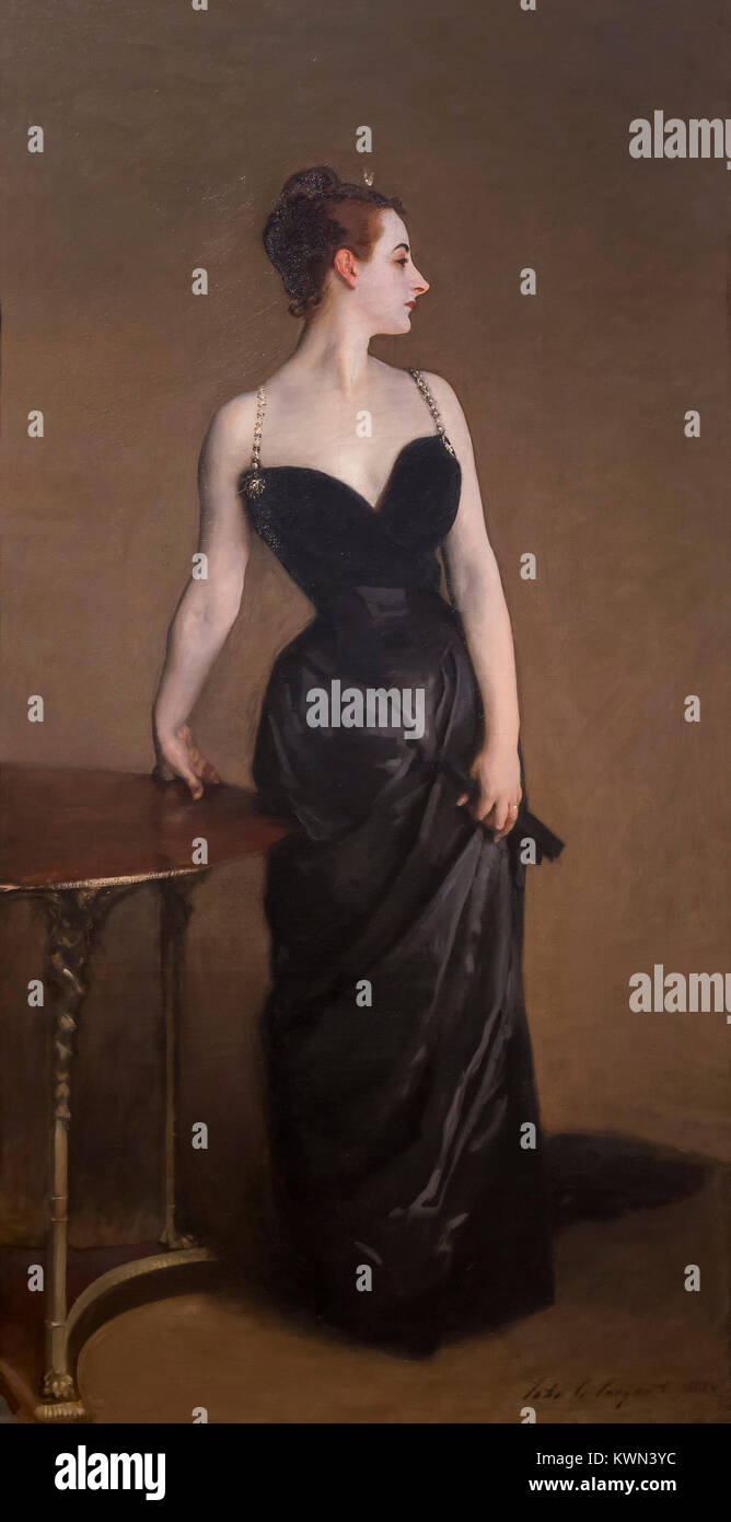 Madame X, Madame Pierre Gautreau, John Singer Sargent, 1883-1884 ...