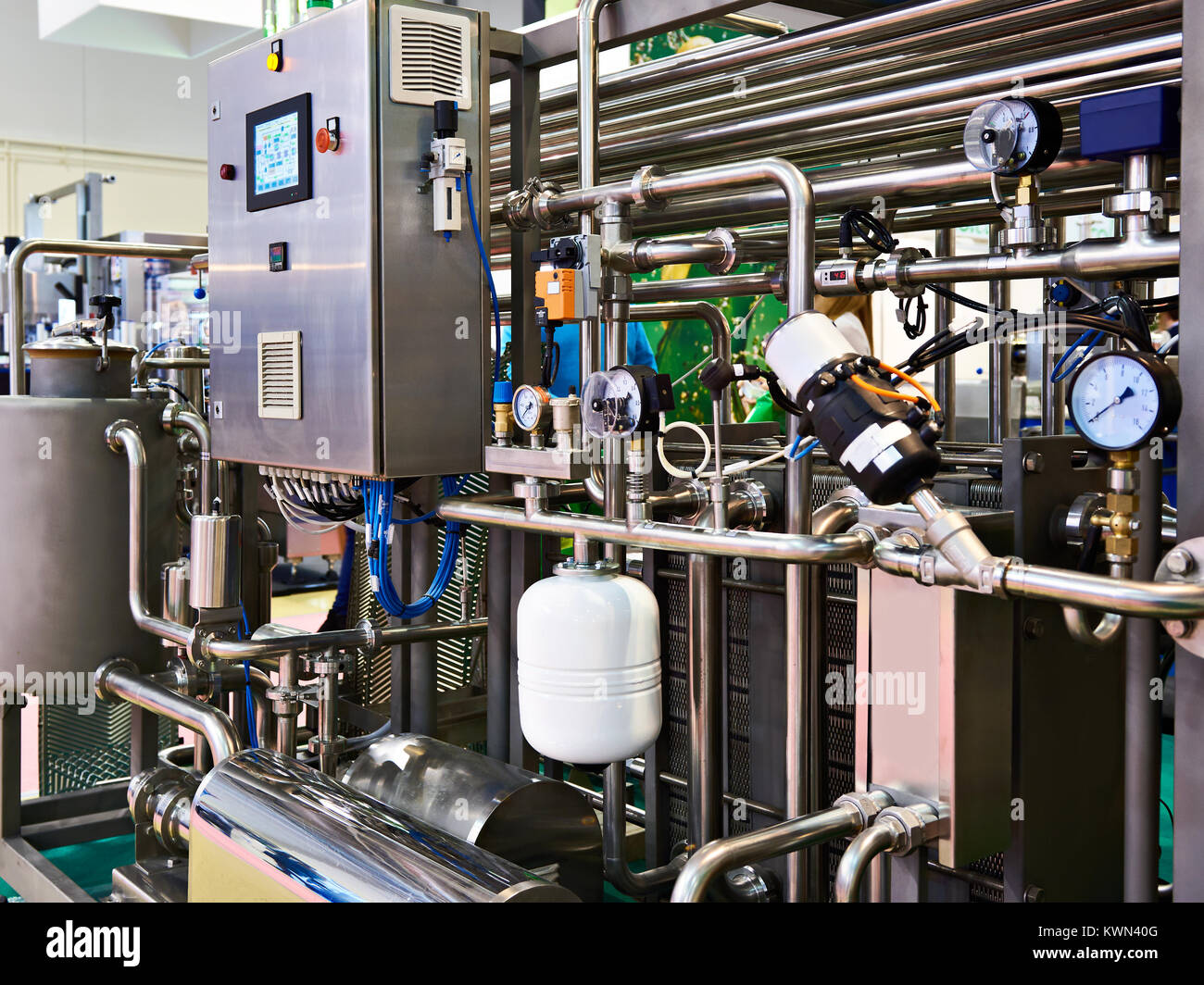 Industrial machinery valves equipment hi-res stock photography and ...