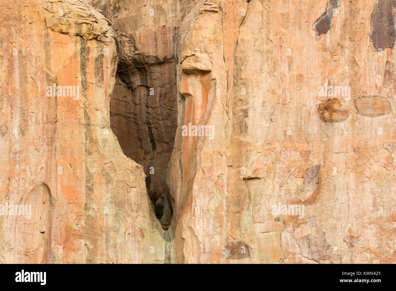 Inscription Rock from Inscription Rock Trail, El Morro National ...