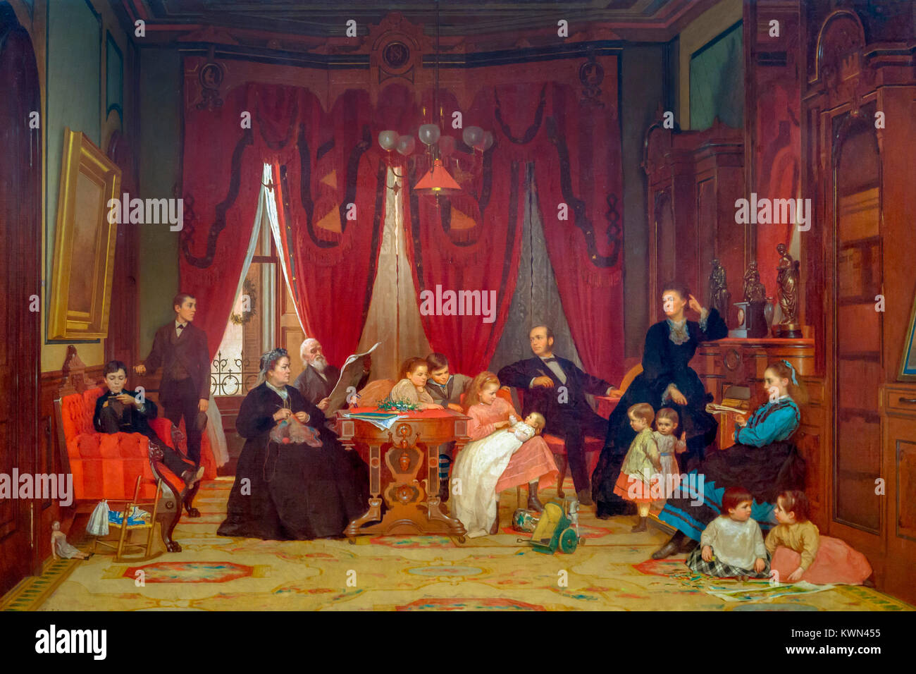 The Hatch Family, Eastman Johnson, 1870-1871, Metropolitan Museum of ...