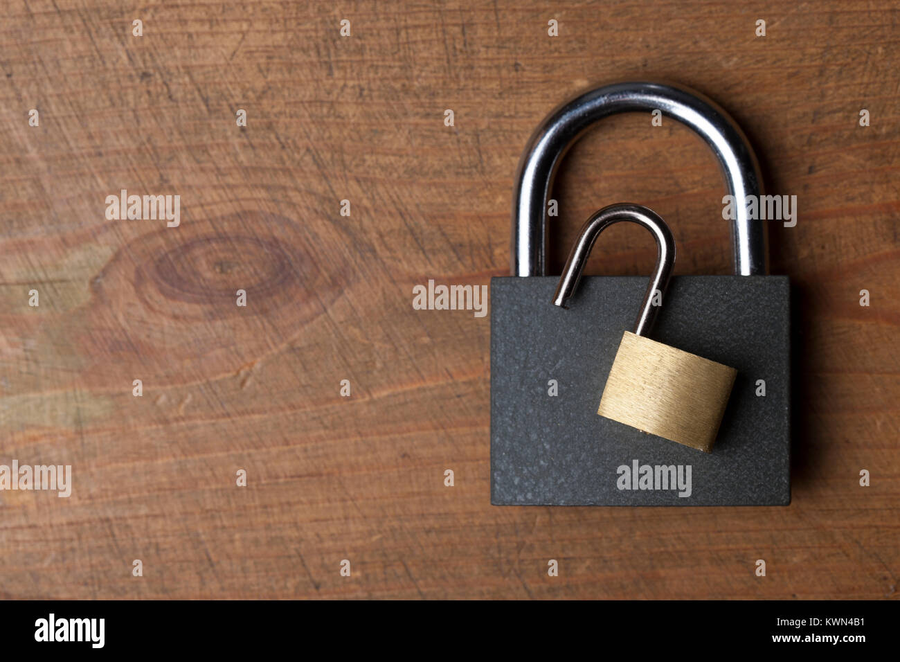 Padlock background. Security and safety concept Stock Photo - Alamy