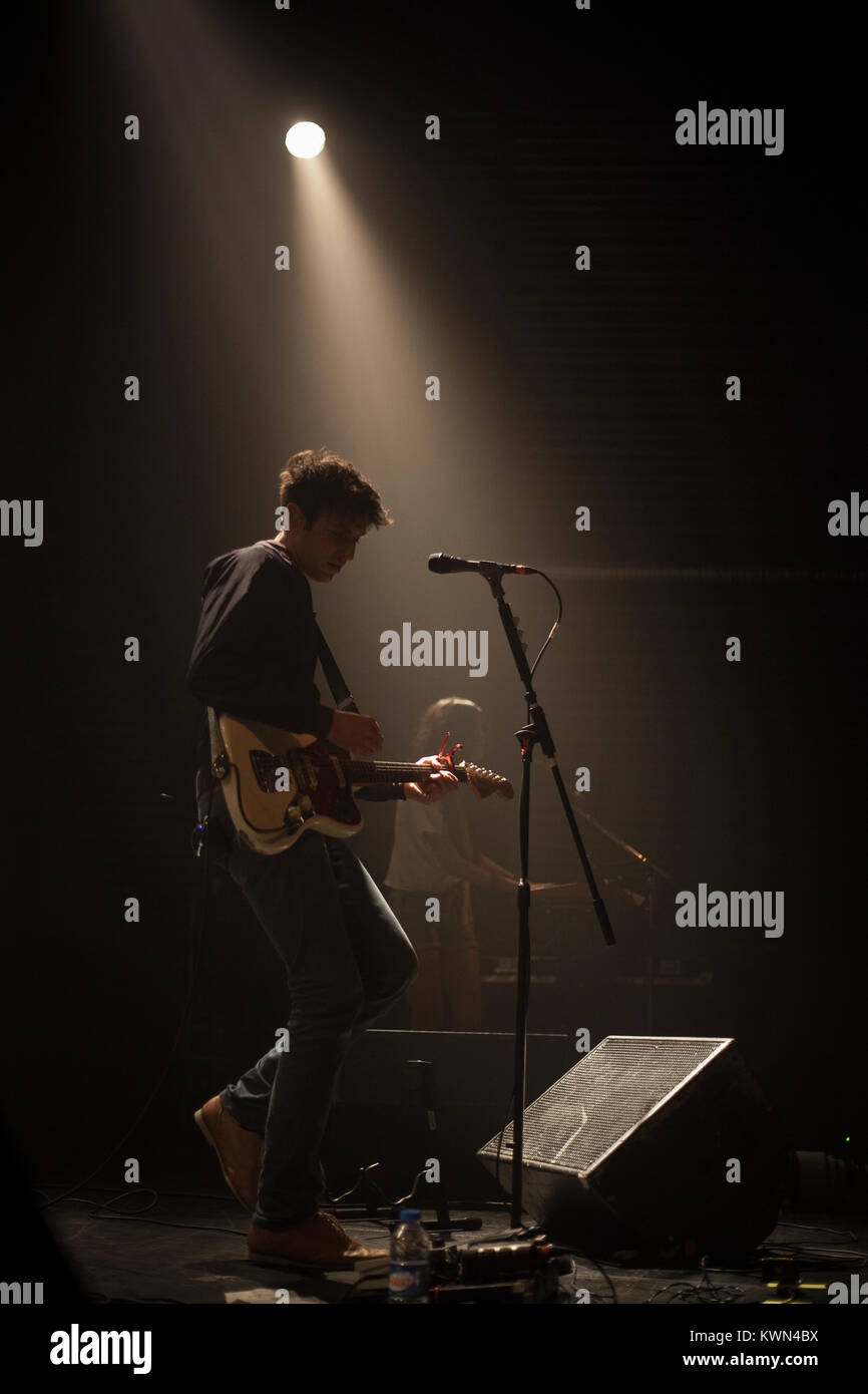 The American indie pop band The Pains of Being Pure at Heart performs a ...