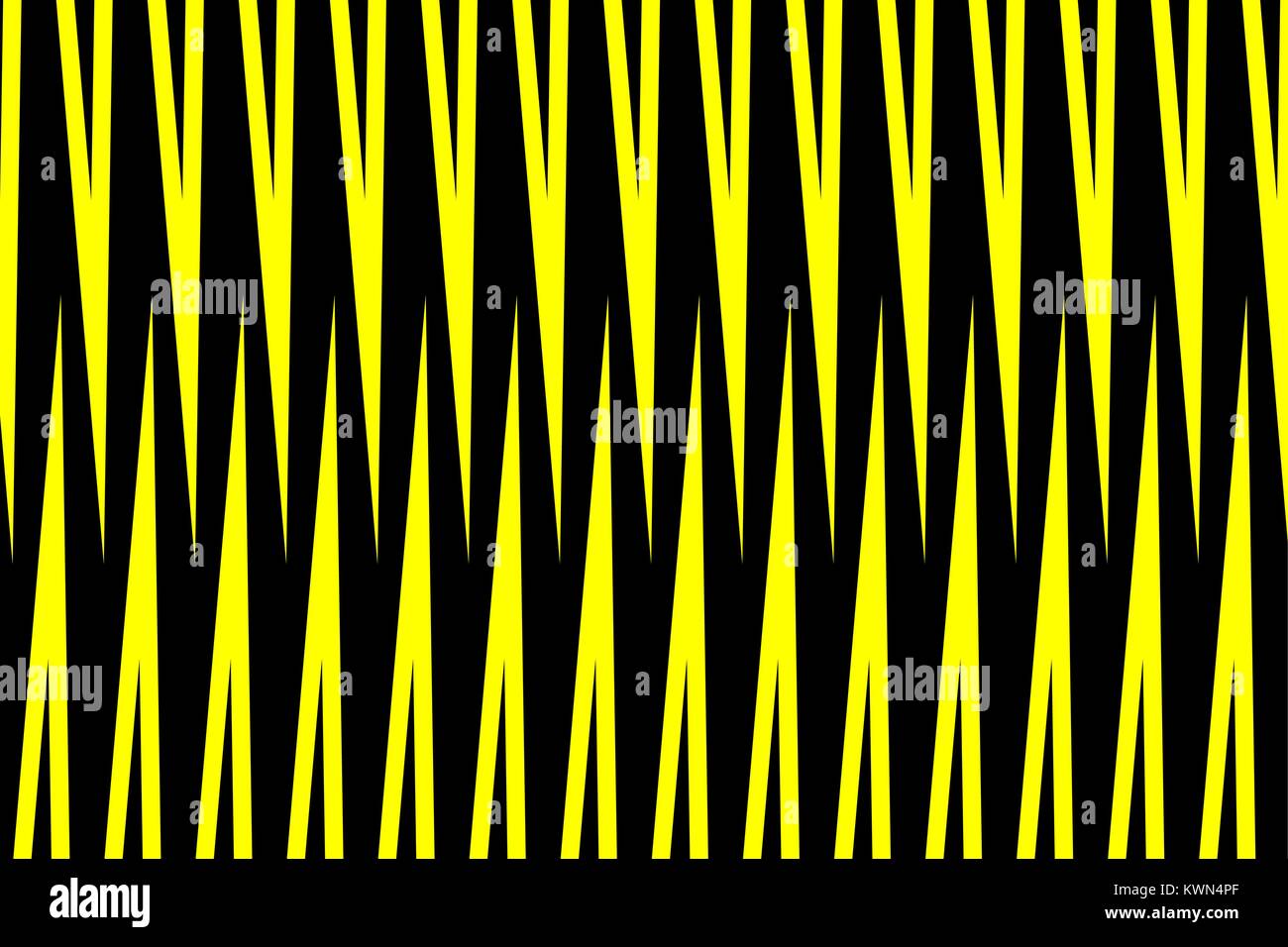 Simple striped background - black and yellow - vector pattern Stock ...
