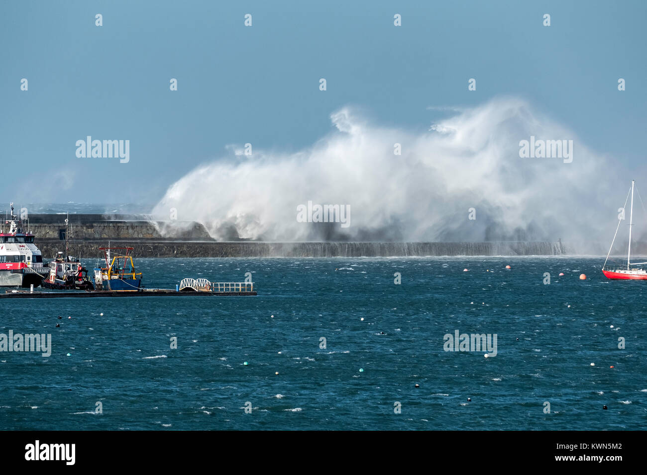 North wales uk during storm hi-res stock photography and images - Alamy