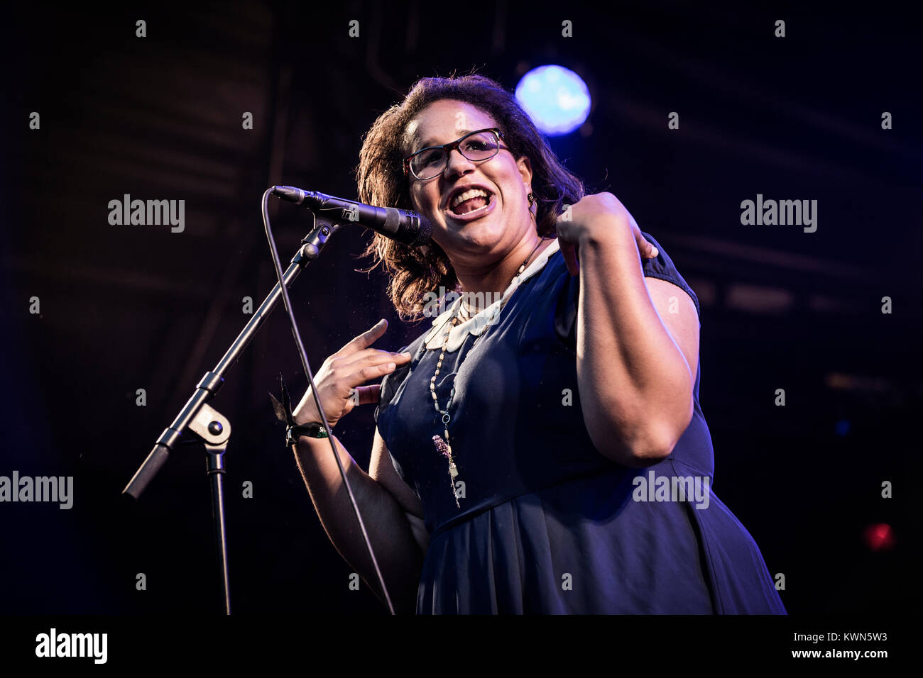 Lead singer and guitarist Brittany Howard from Alabama Shakes pictured ...