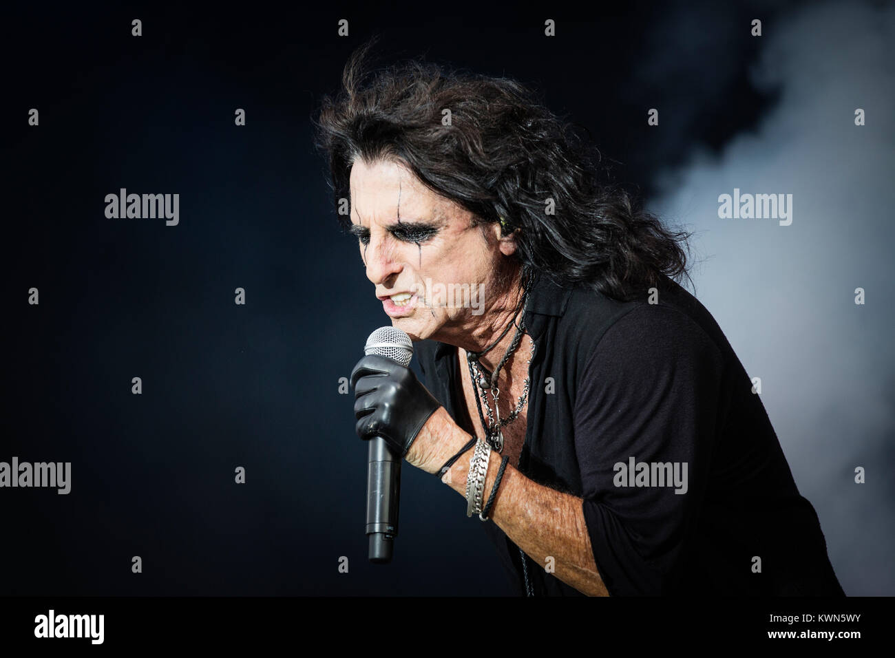 The American singer, songwriter and musician Alice Cooper performs a ...