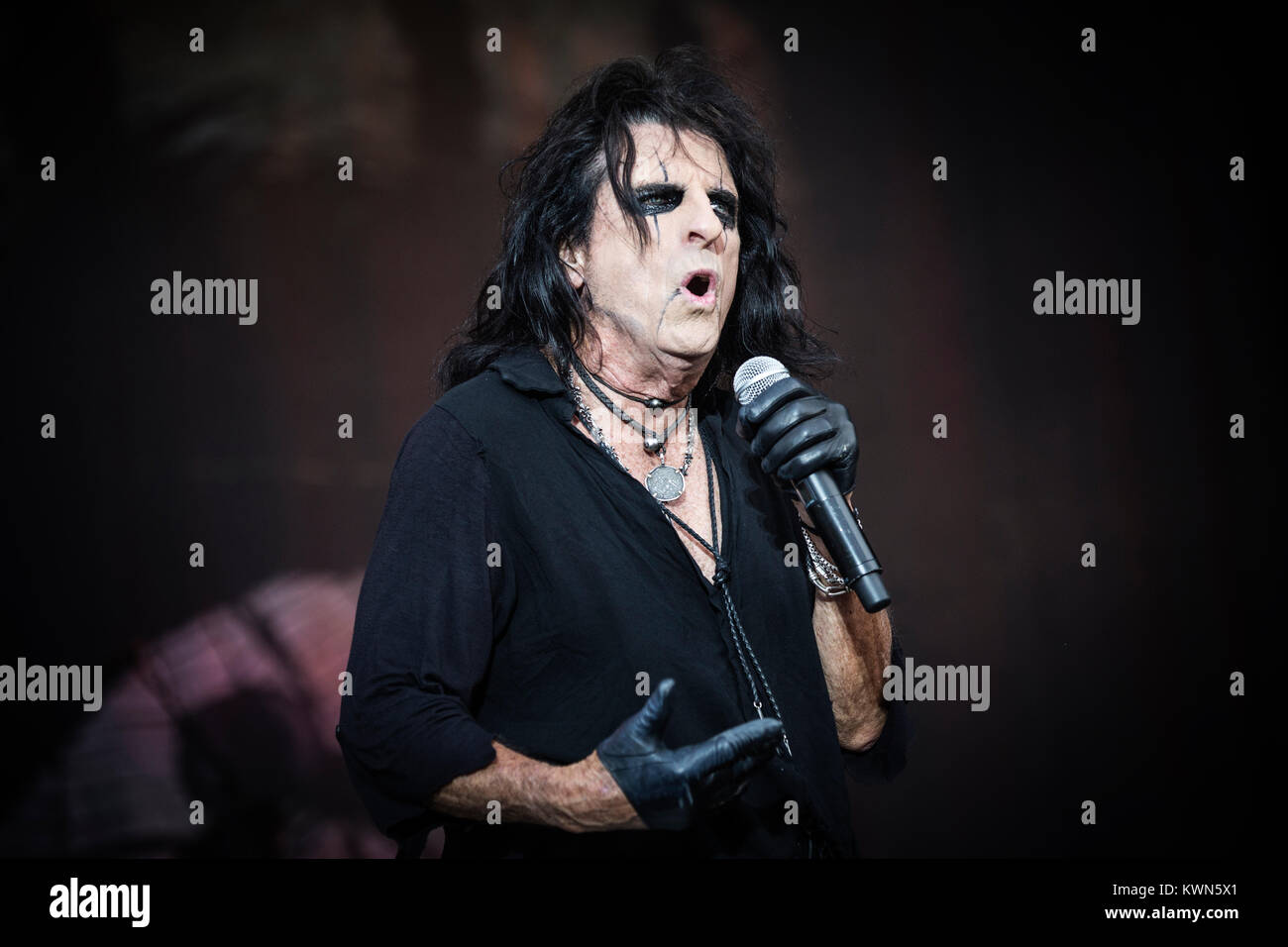 The American singer, songwriter and musician Alice Cooper performs a ...