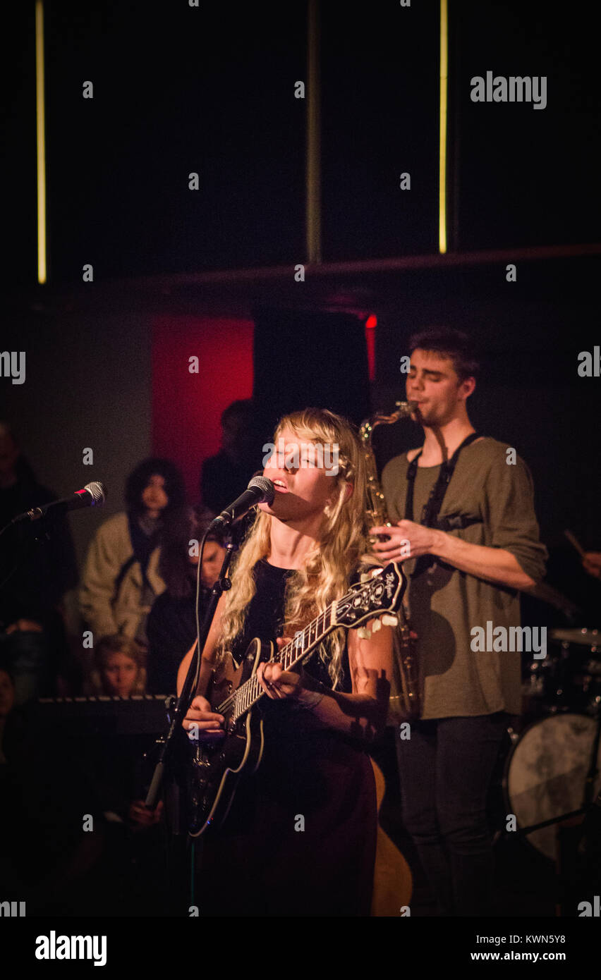 The South African singer and songwriter Alice Phoebe Lou performs a ...