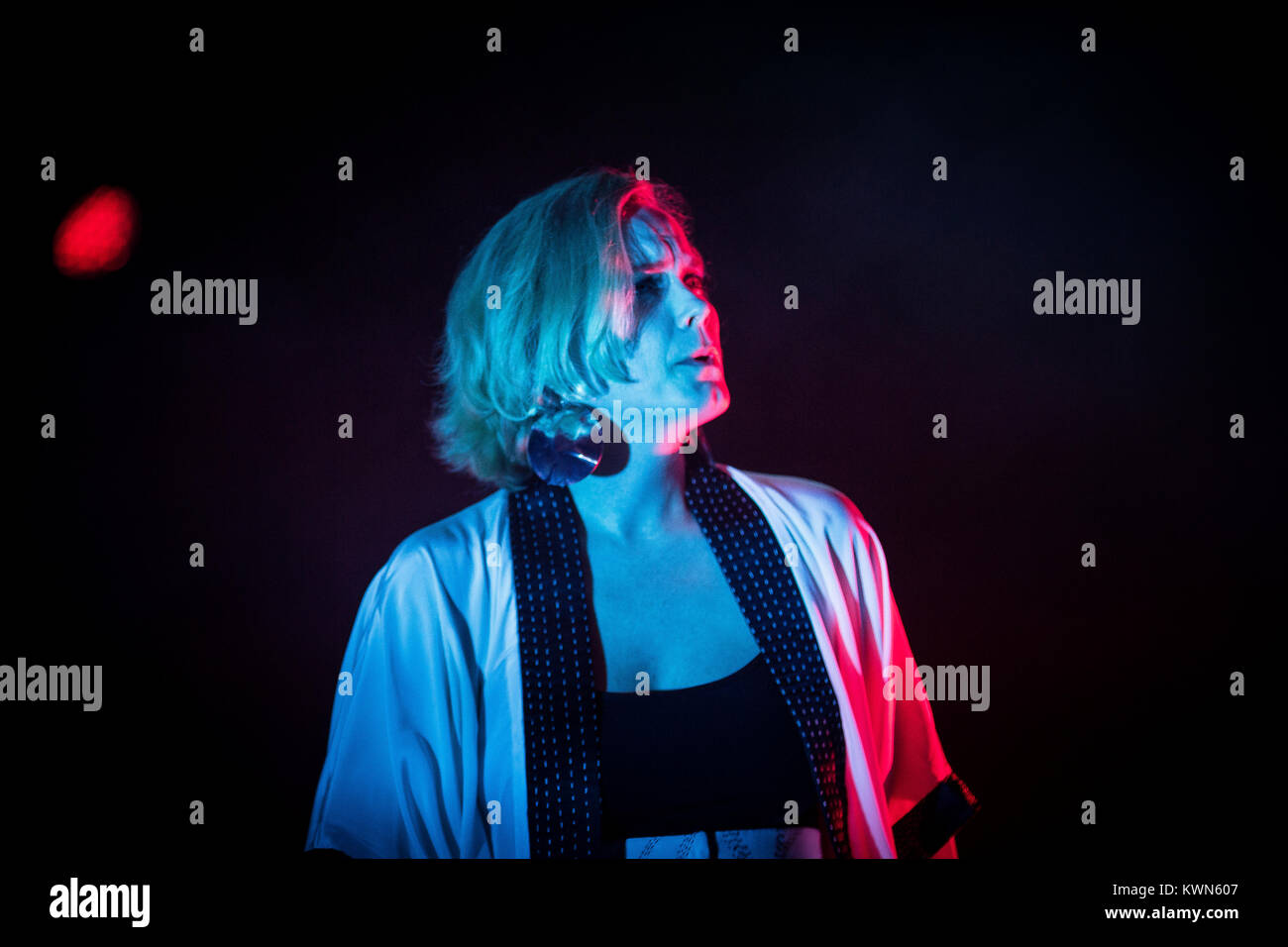 The Norwegian singer, songwriter and musician Ane Brun performs a live ...