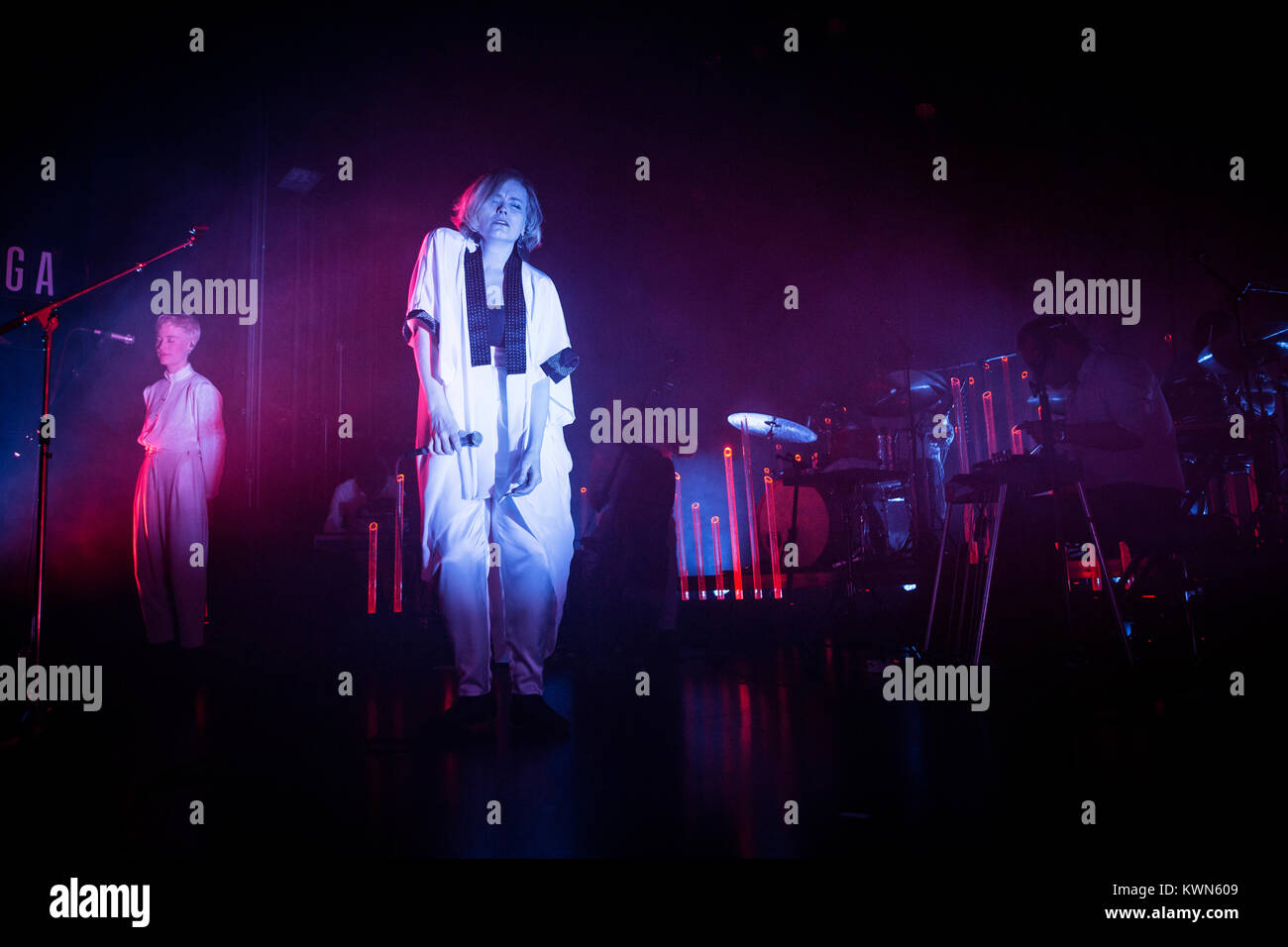 The Norwegian singer, songwriter and musician Ane Brun performs a live ...