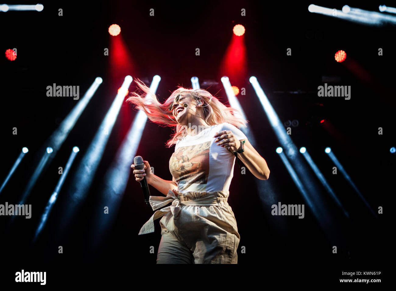 Denmark, Skanderborg – August 11, 2017. The British singer, songwriter ...