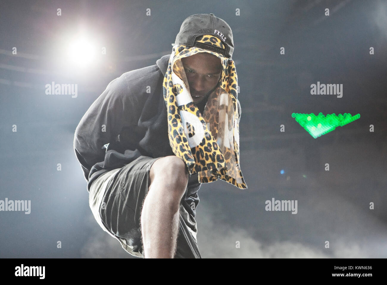 The American rapper A$AP Rocky performs a live concert at the Danish ...