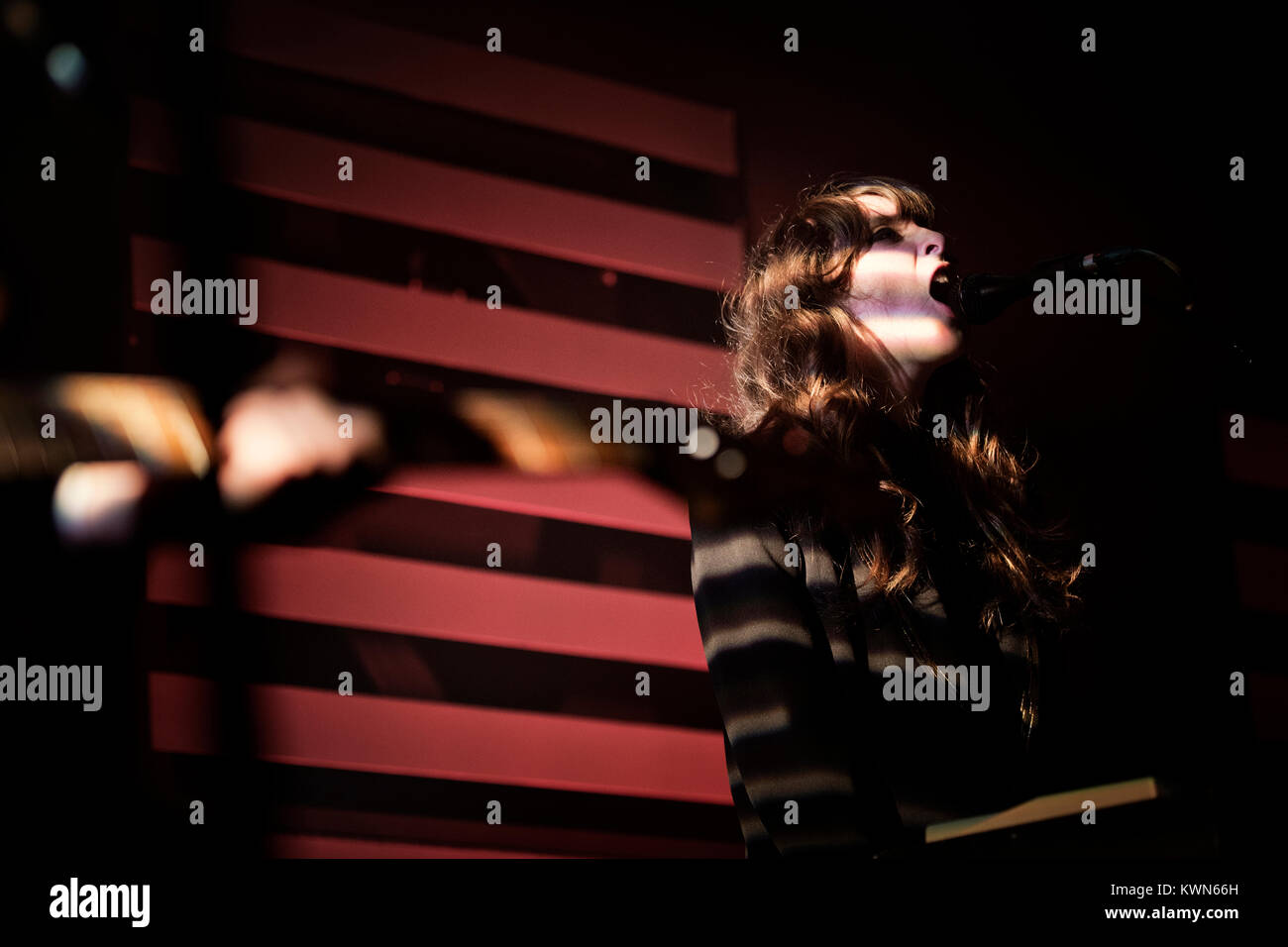 The American dream pop duo Beach House performs a live concert at Vega ...