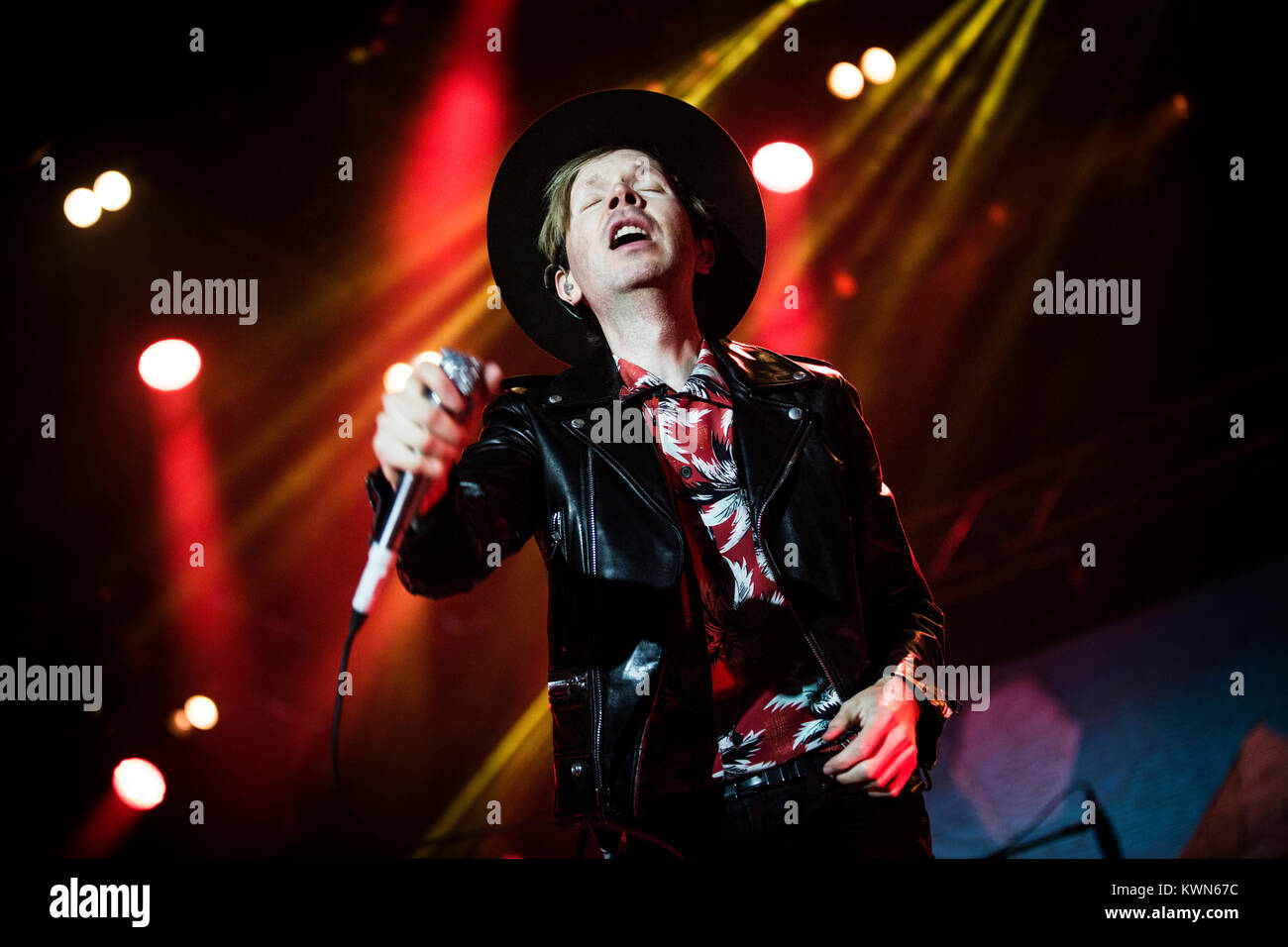 The American singer, songwriter and multi-instrumentalist Beck performs ...
