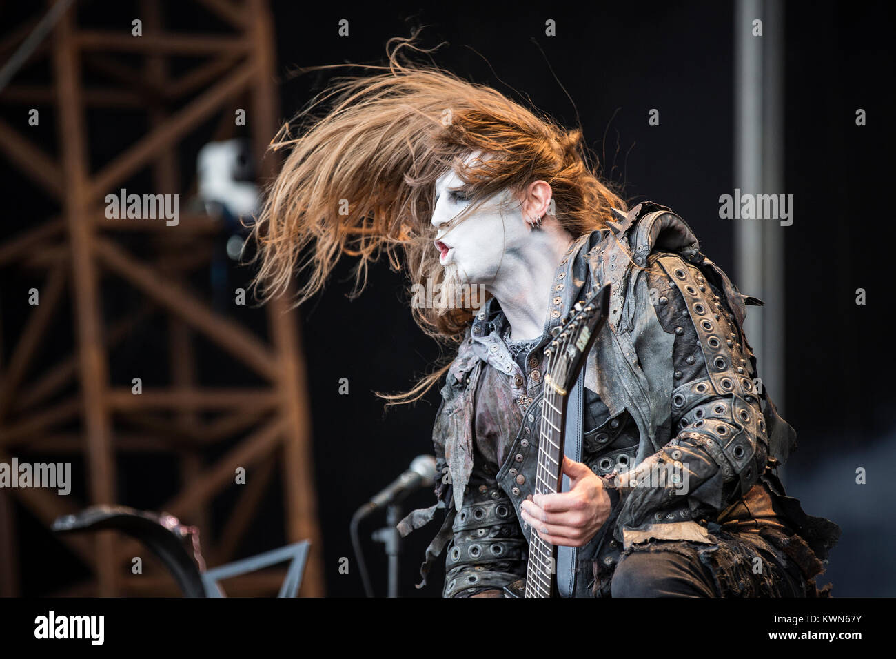The Polish death metal band Behemoth performs a live concert at the ...