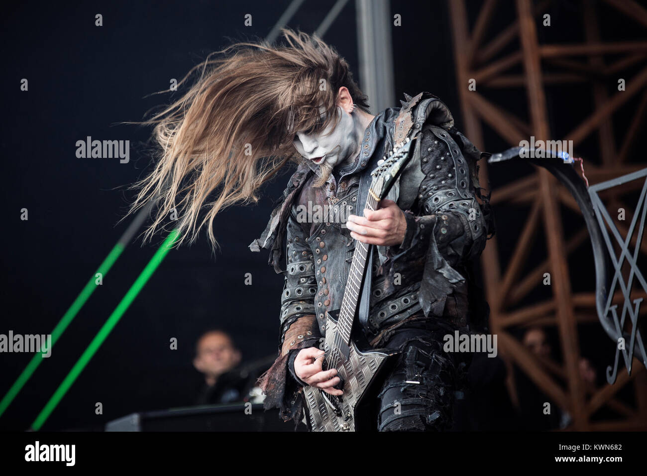 The Polish death metal band Behemoth performs a live concert at the ...