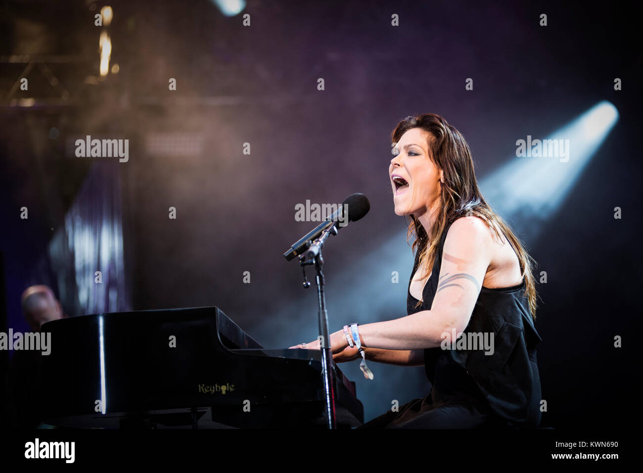 The American singer, songwriter and musician Beth Hart performs a live ...