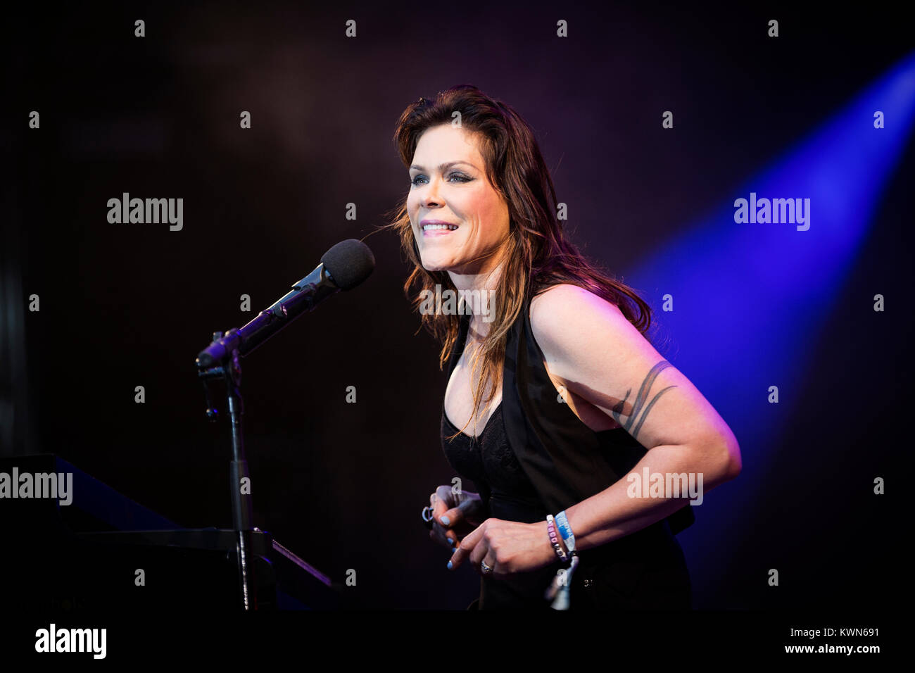 The American singer, songwriter and musician Beth Hart performs a live ...