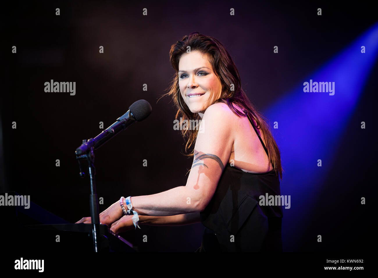 The American singer, songwriter and musician Beth Hart performs a live ...