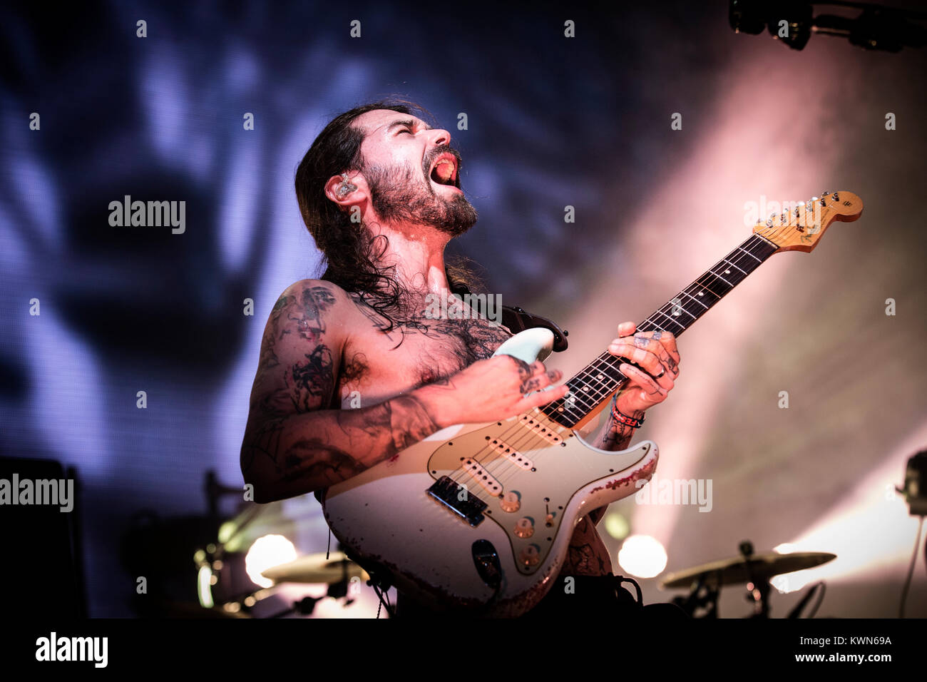 The Scottish rock band Biffy Clyro performs a live concert at the ...