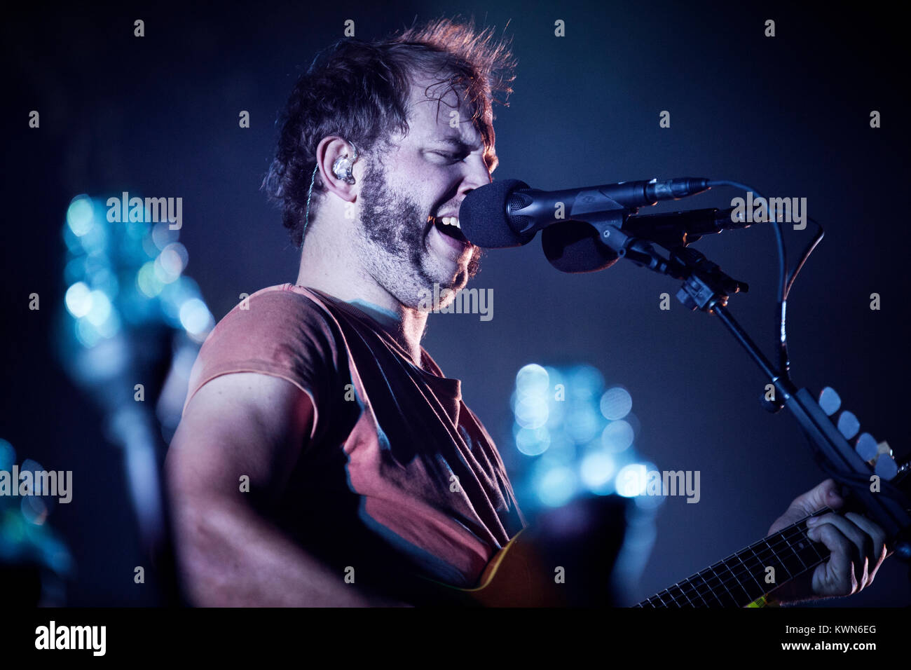 The American indie folk band Bon Iver performs a live concert at ...