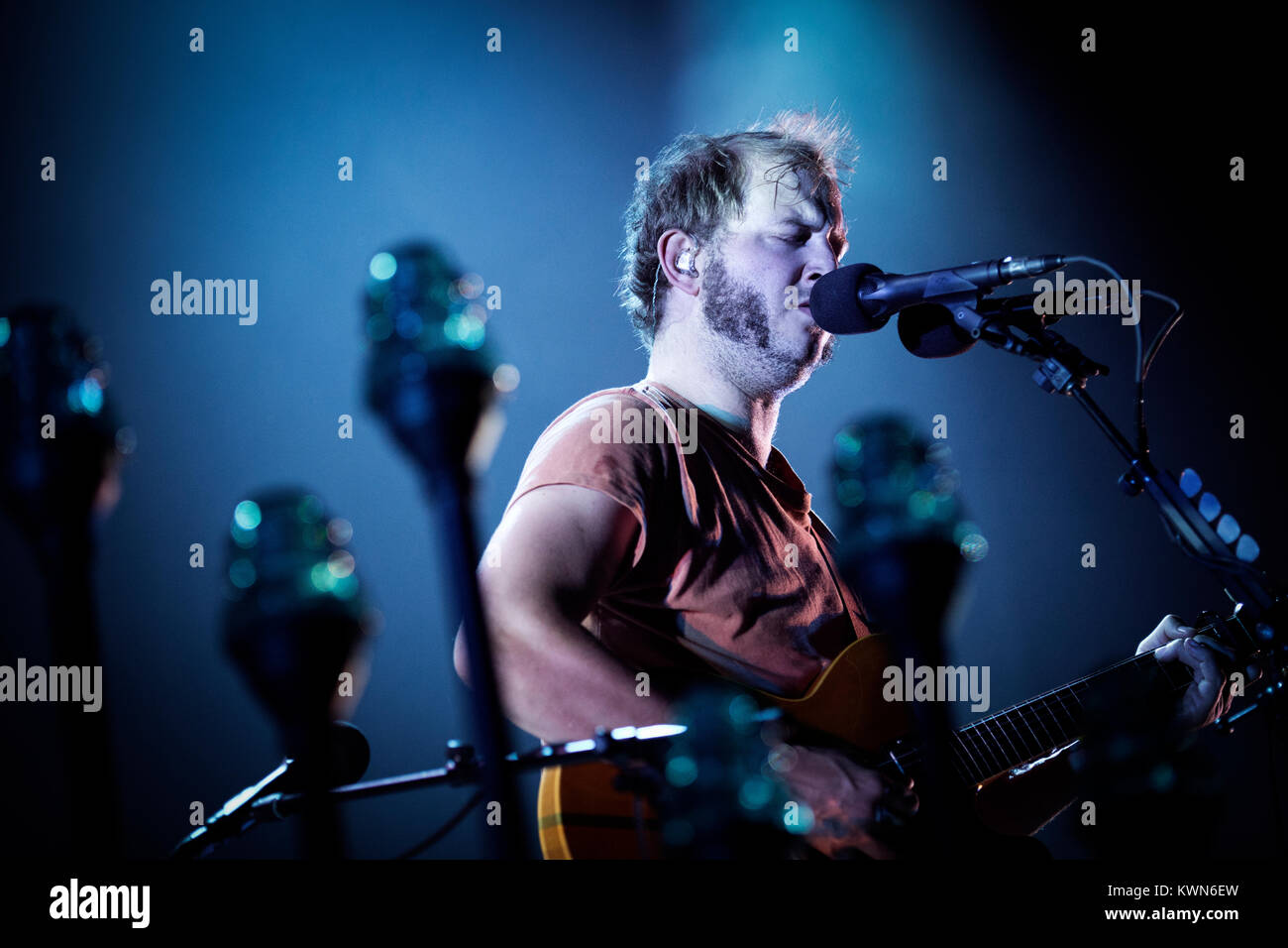 The American indie folk band Bon Iver performs a live concert at ...