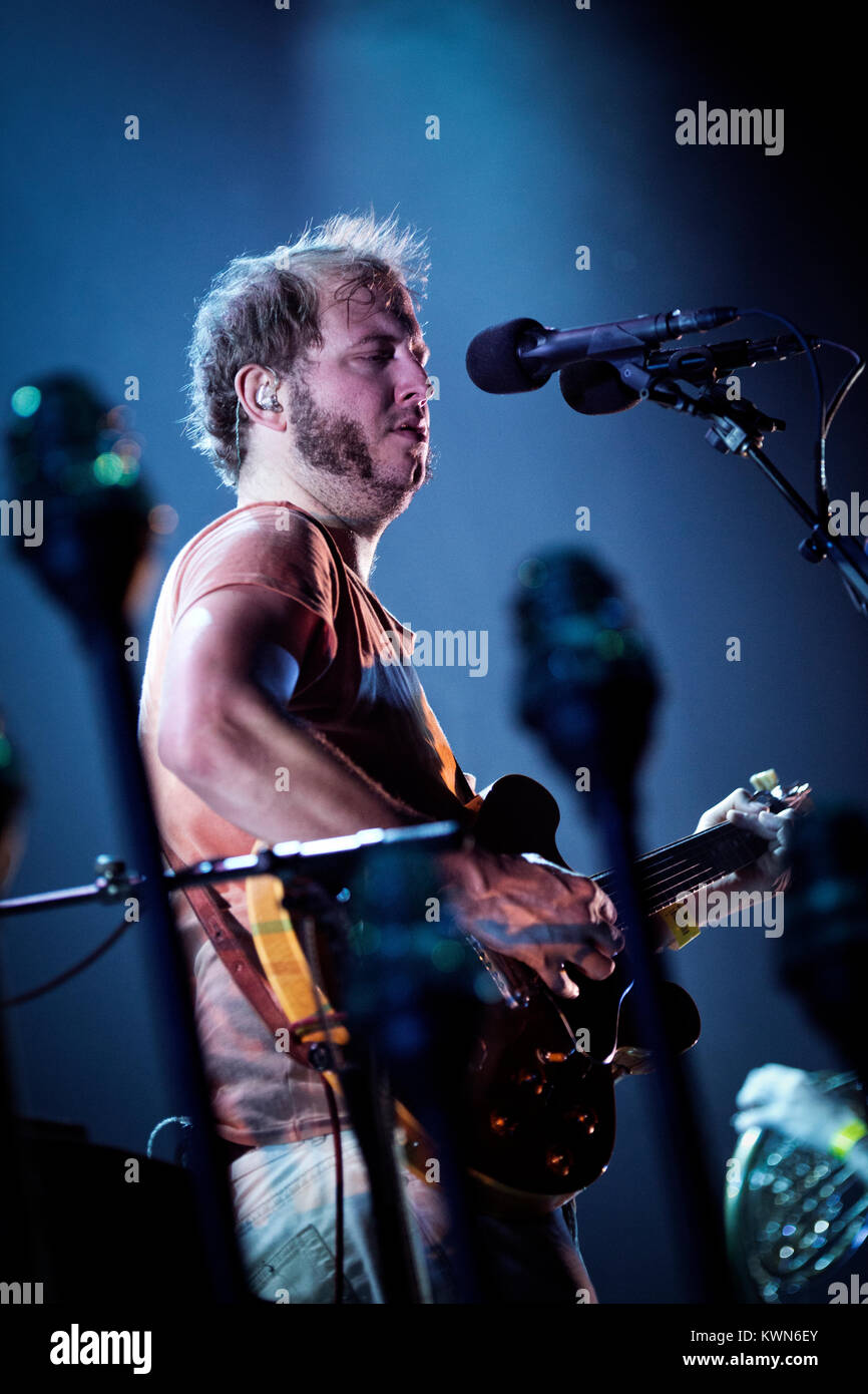 The American indie folk band Bon Iver performs a live concert at ...