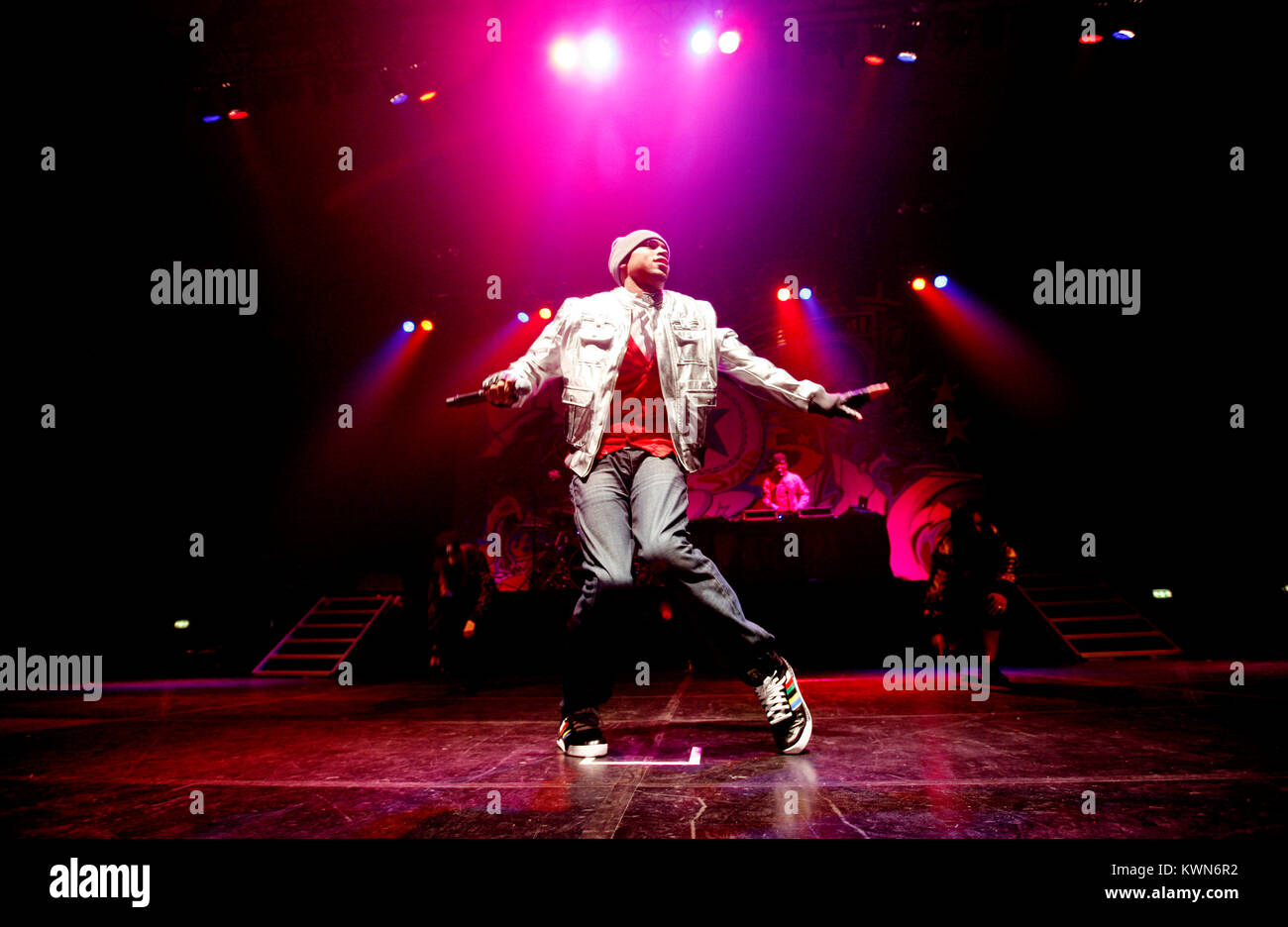 The American singer, dancer and recording artist Chris Brown is here ...