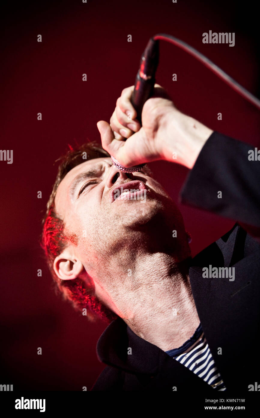 The English singer and musician Damon Albarn is here seen live on stage ...