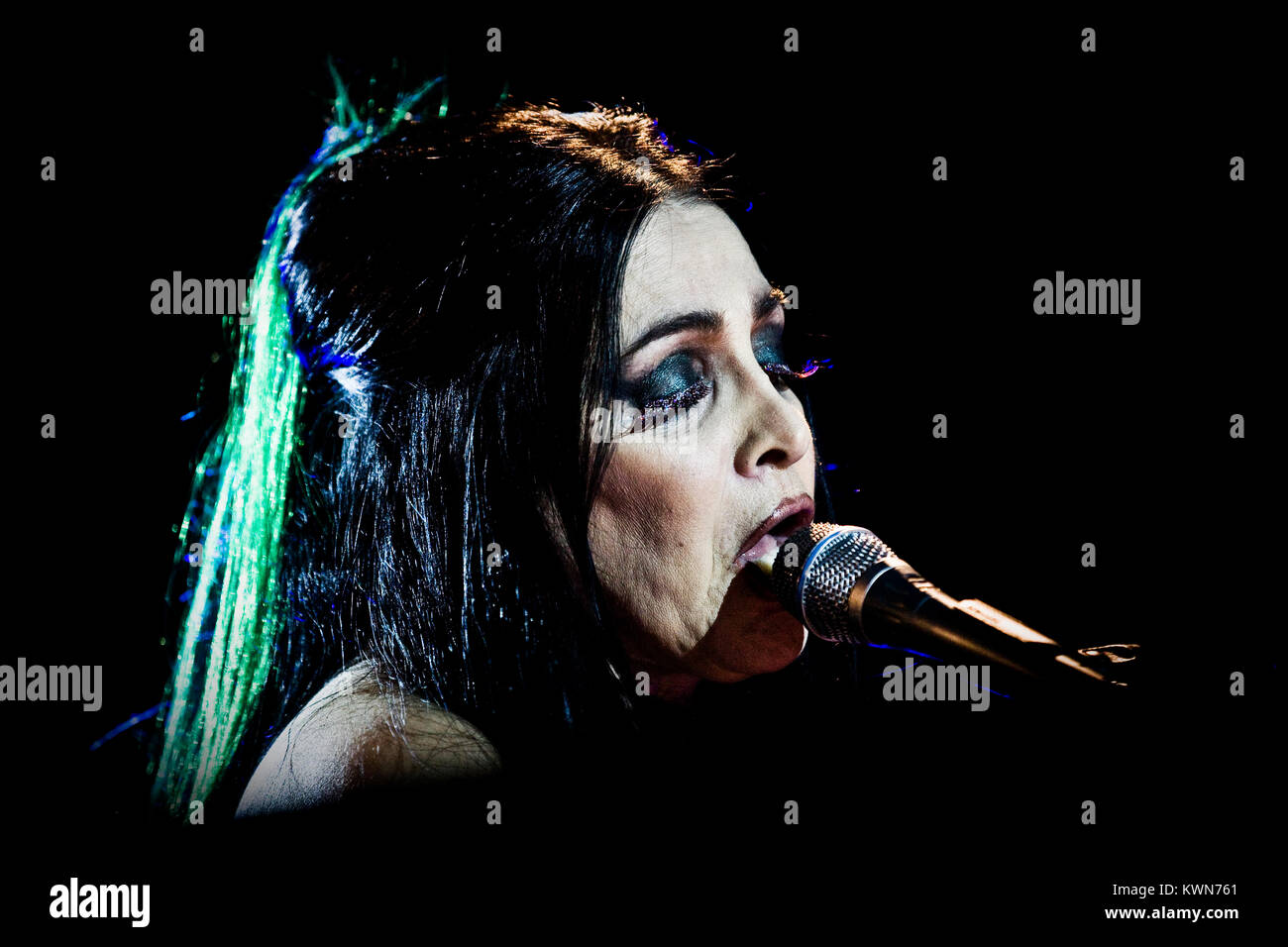 The American avant-garde composer, singer and artist Diamanda Galás ...