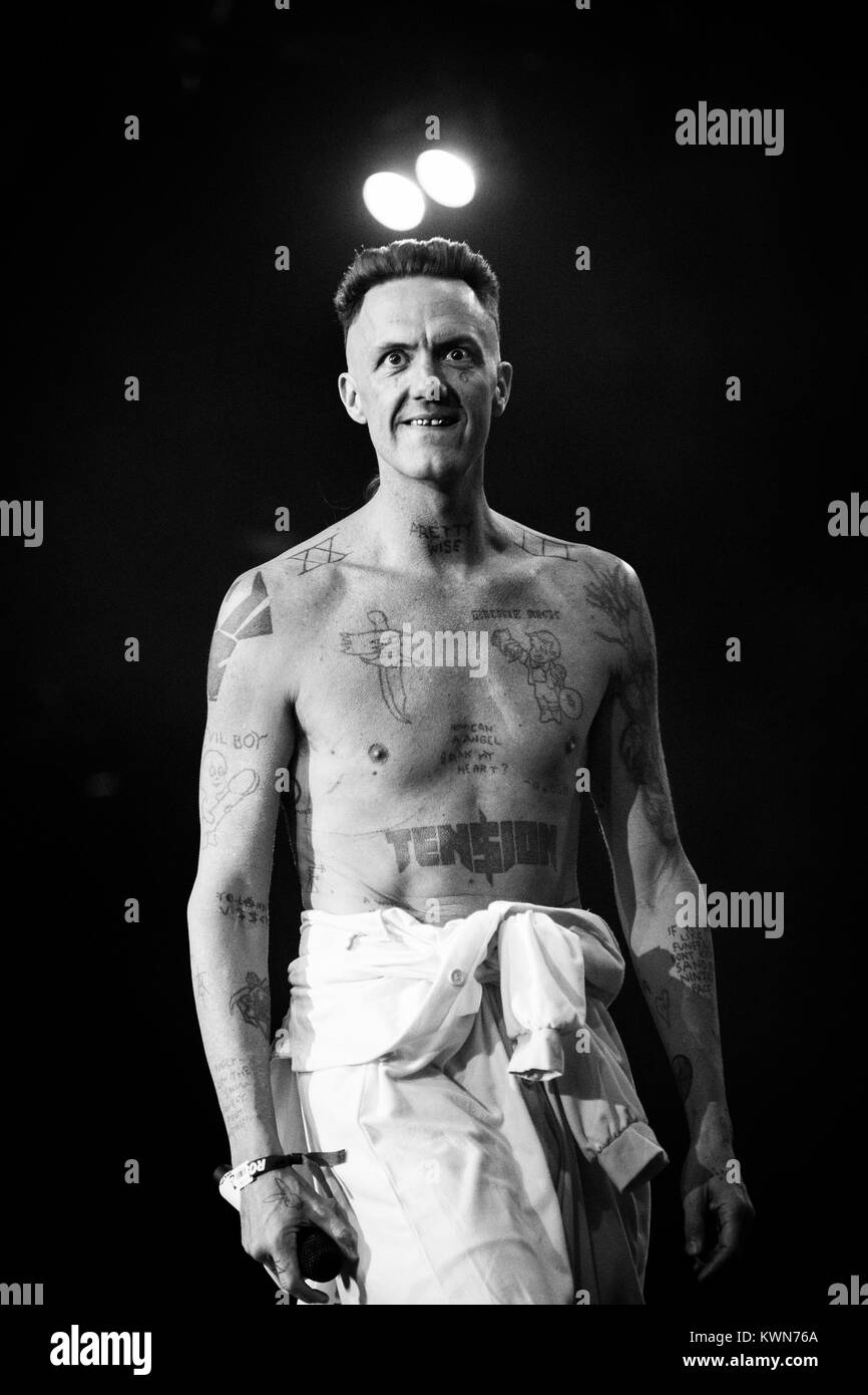 The South African rap duo Die Antwoord performs a live concert at ...