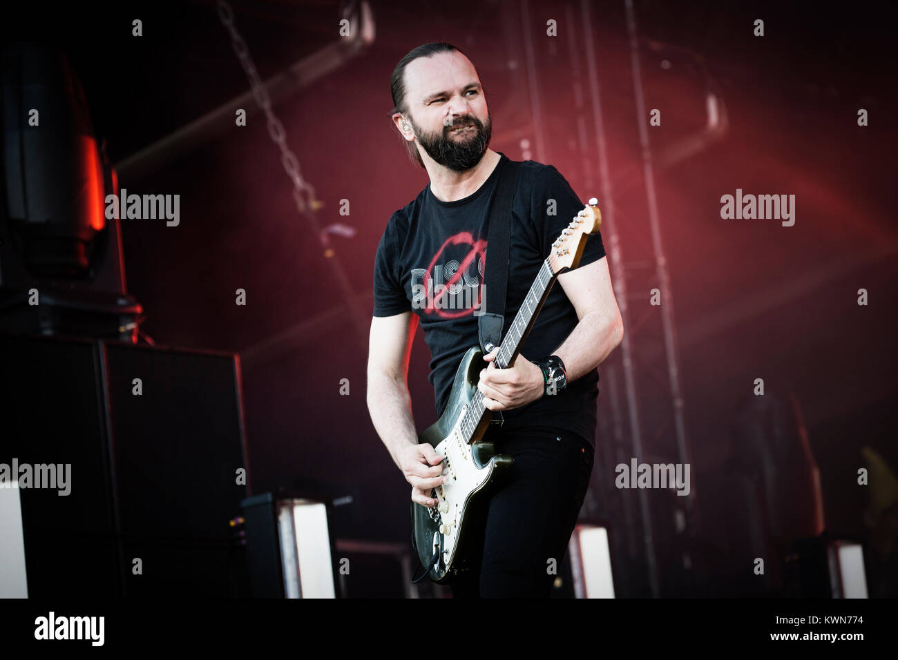 The Danish rock band Dizzy Mizz Lizzy performs a live concert at the ...