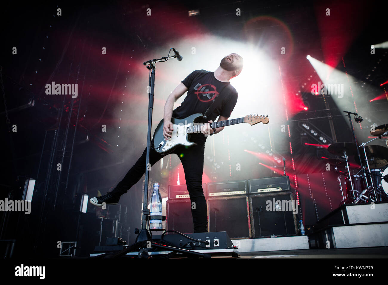 The Danish rock band Dizzy Mizz Lizzy performs a live concert at the ...