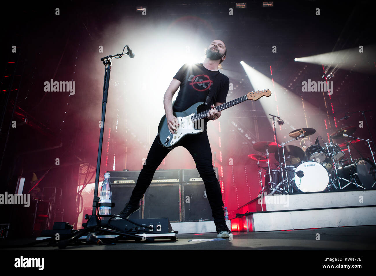 The Danish rock band Dizzy Mizz Lizzy performs a live concert at the ...