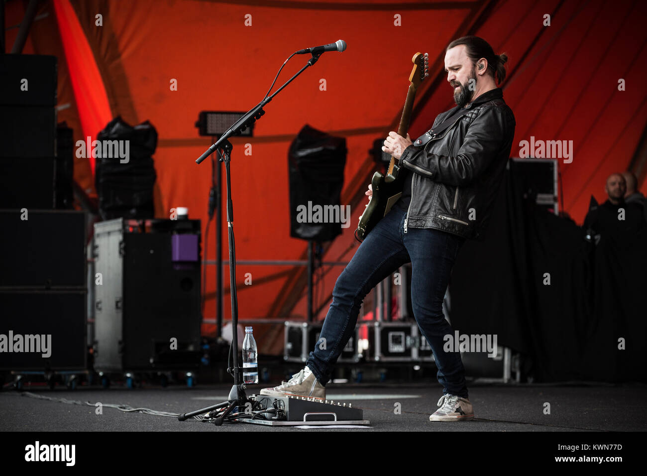 The Danish rock band Dizzy Mizz Lizzy performs a live concert at the ...