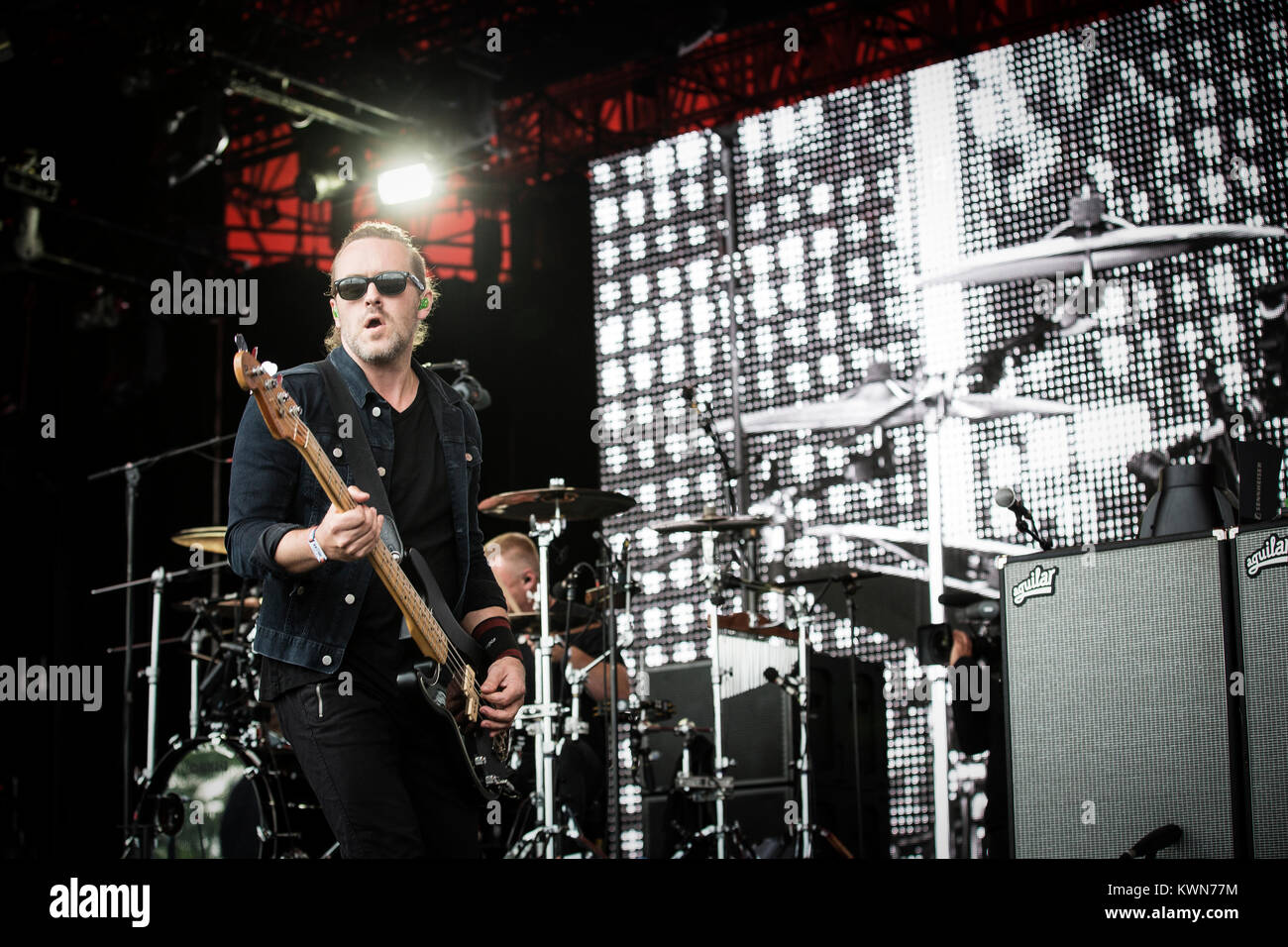 The Danish rock band Dizzy Mizz Lizzy performs a live concert at the ...