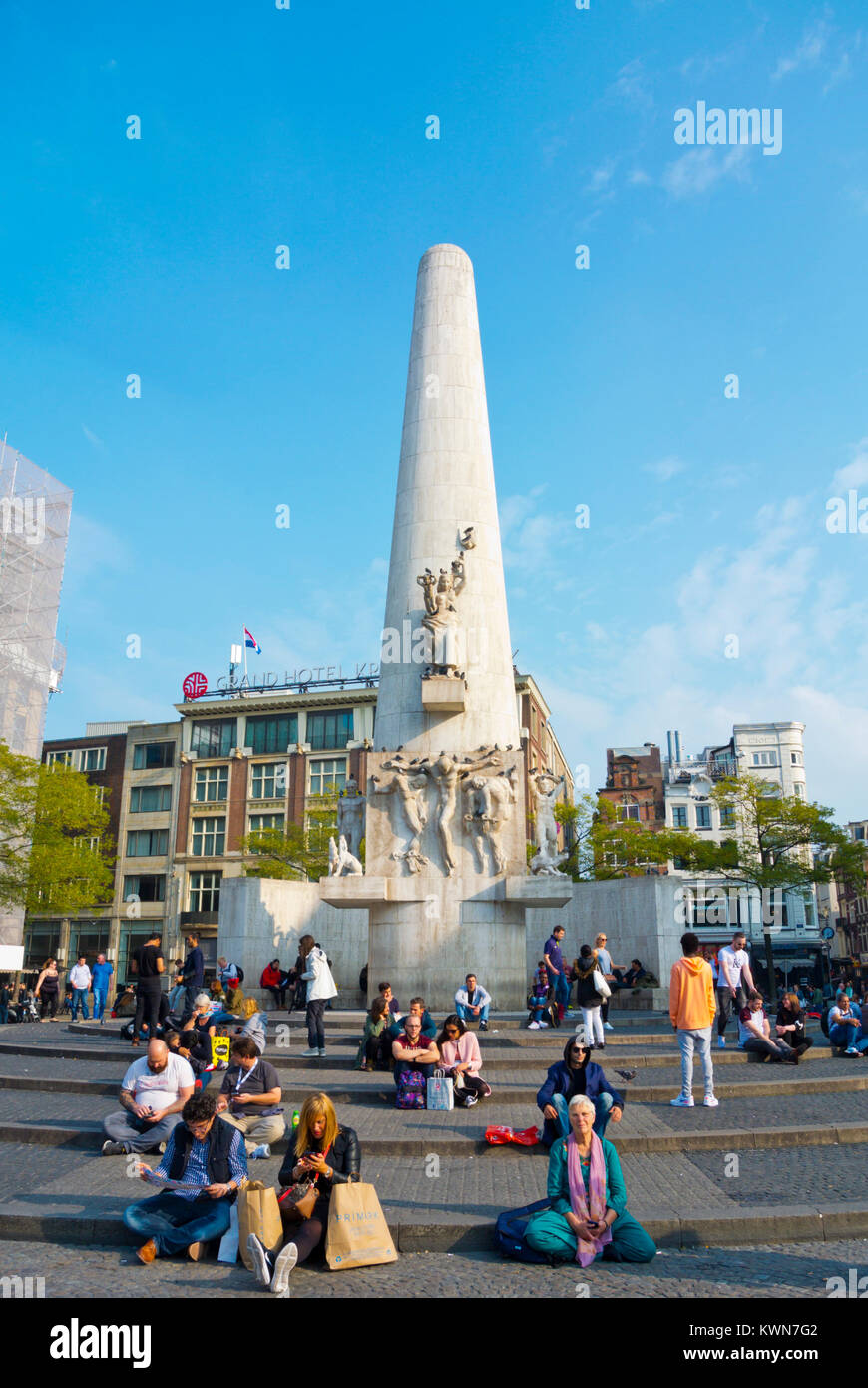 Amsterdam dam square national monument hi-res stock photography and ...