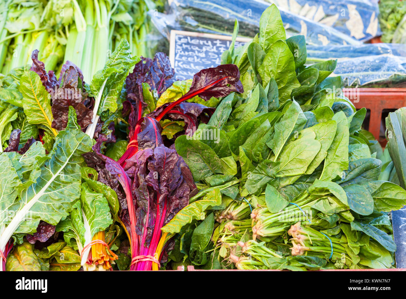 Fresh vegetable Market stall Stock Photo - Alamy