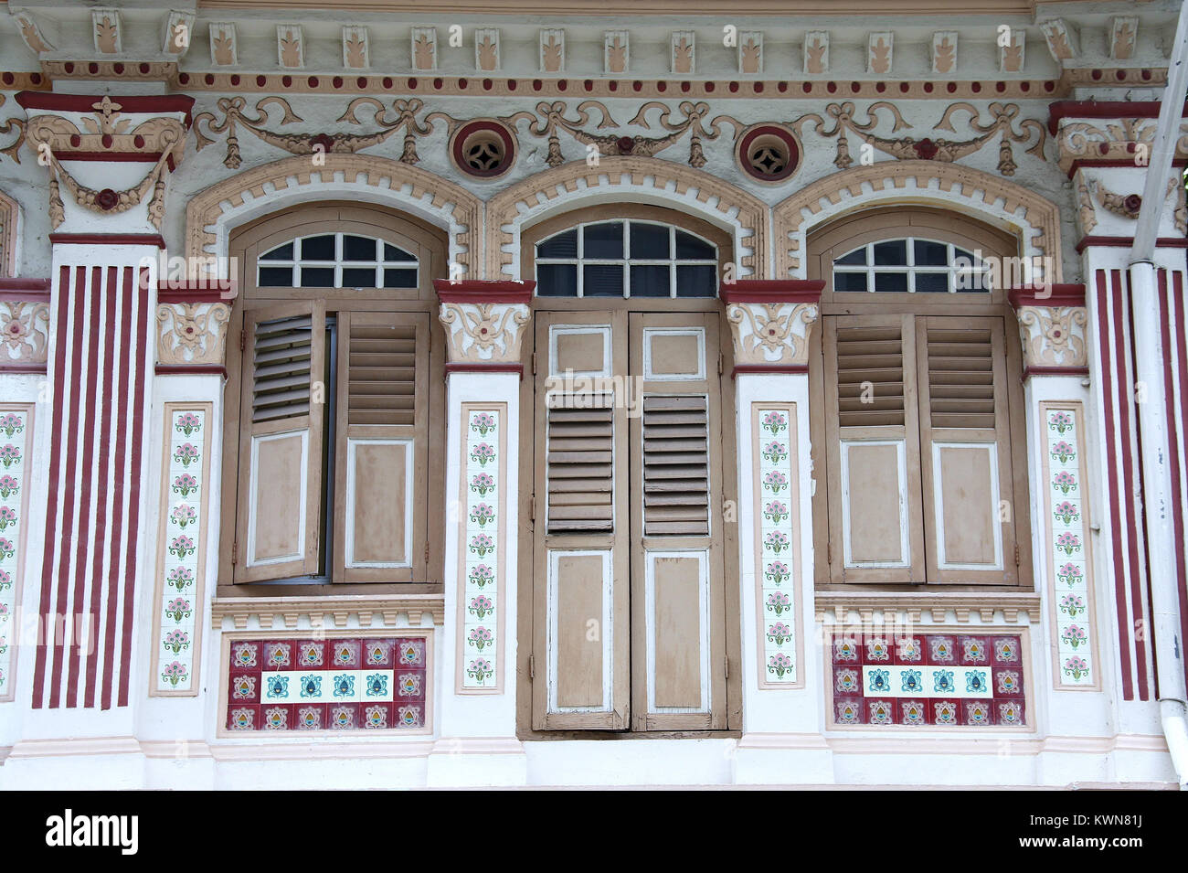 Heritage architecture in Singapore Stock Photo - Alamy