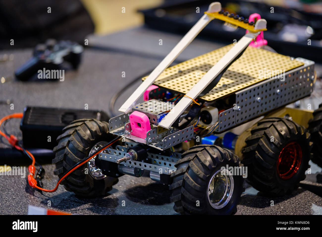 Line tracking stem ev3 robot Stock Photo - Alamy