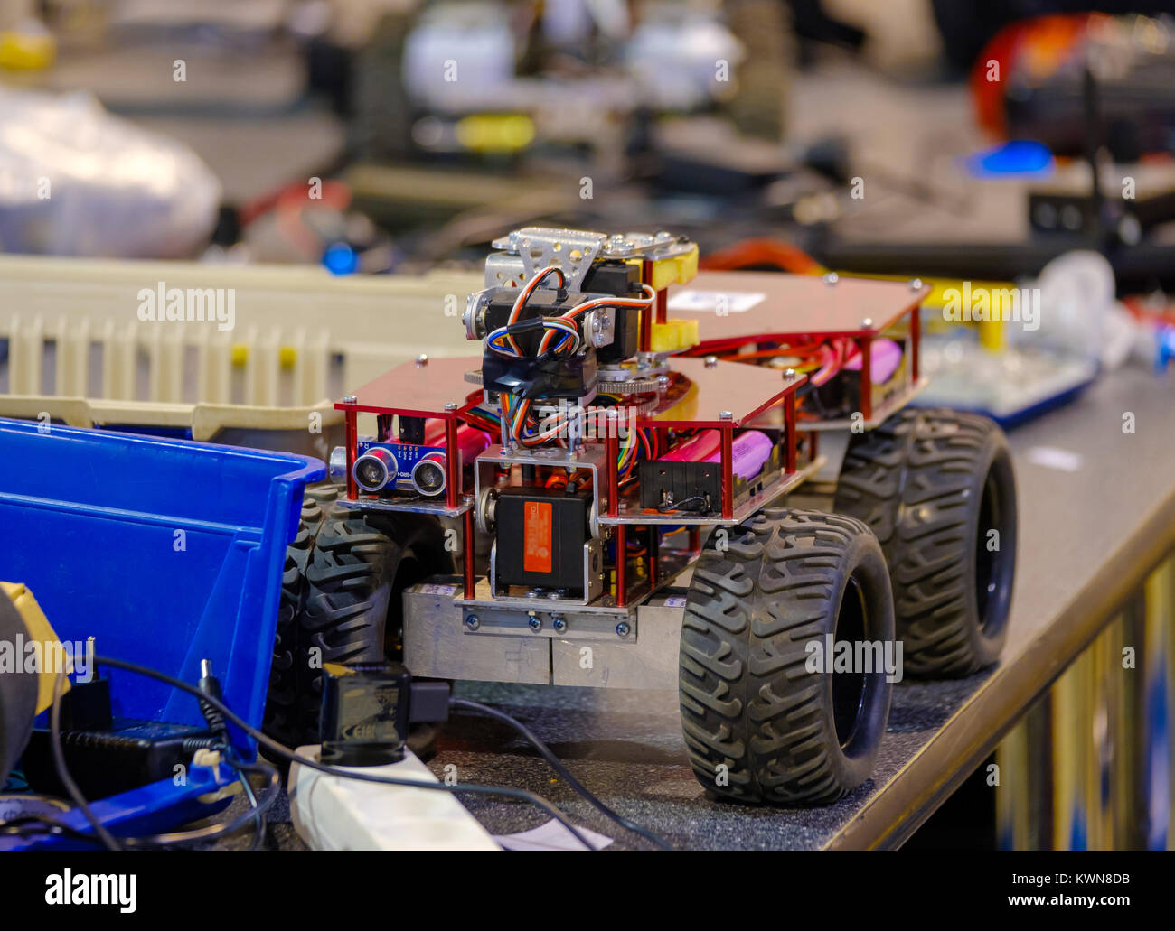 Line tracking stem ev3 robot Stock Photo - Alamy