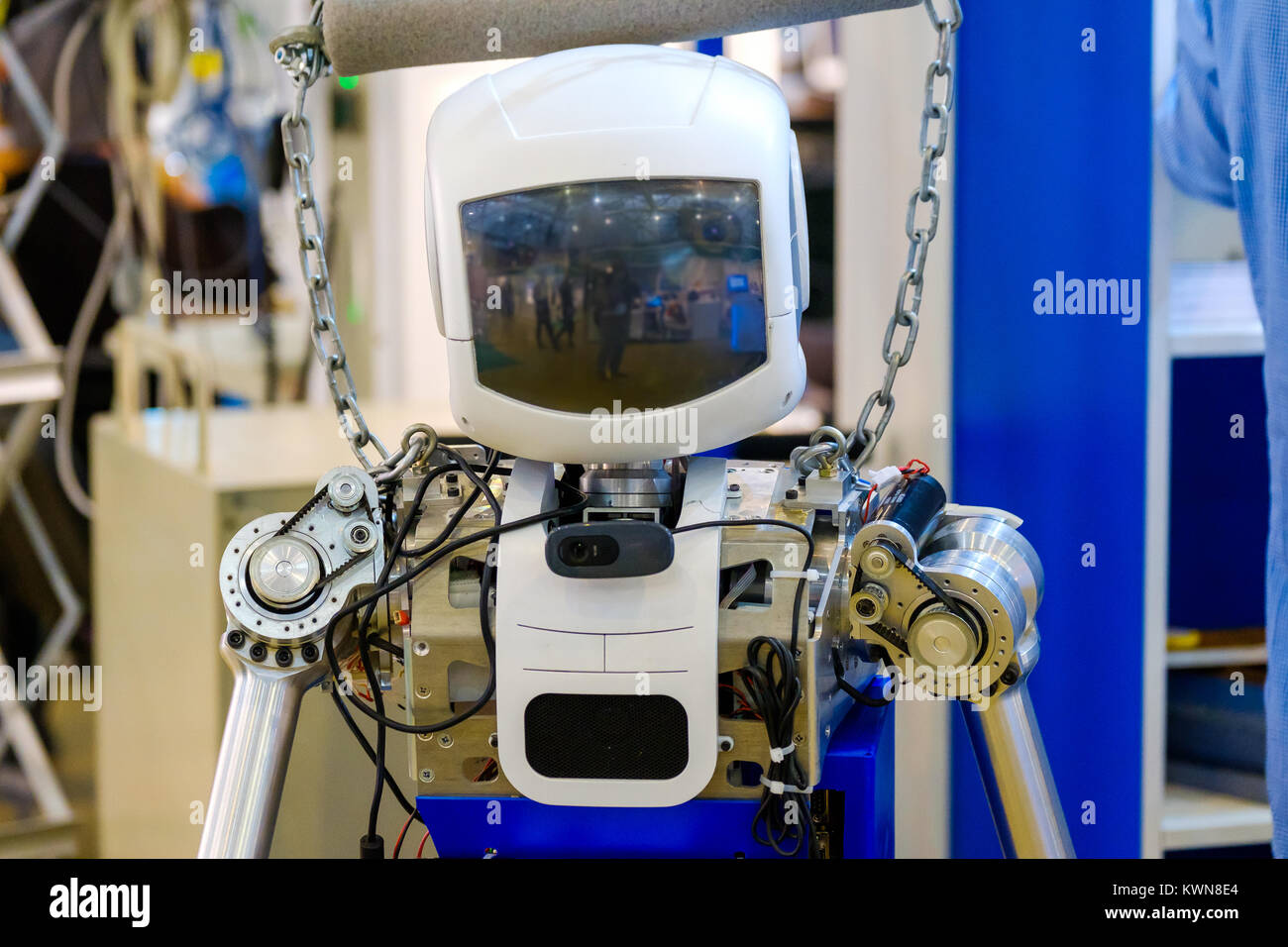 Prototype robot at the exhibition Stock Photo - Alamy