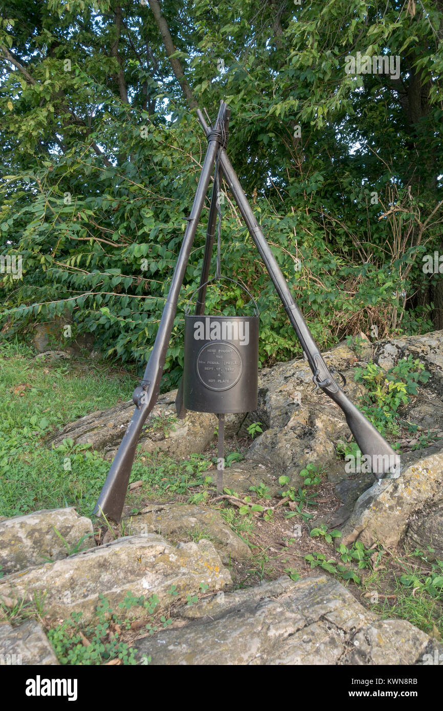The 90th Pennsylvania Volunteer Infantry Monument, Miller's Cornfield ...