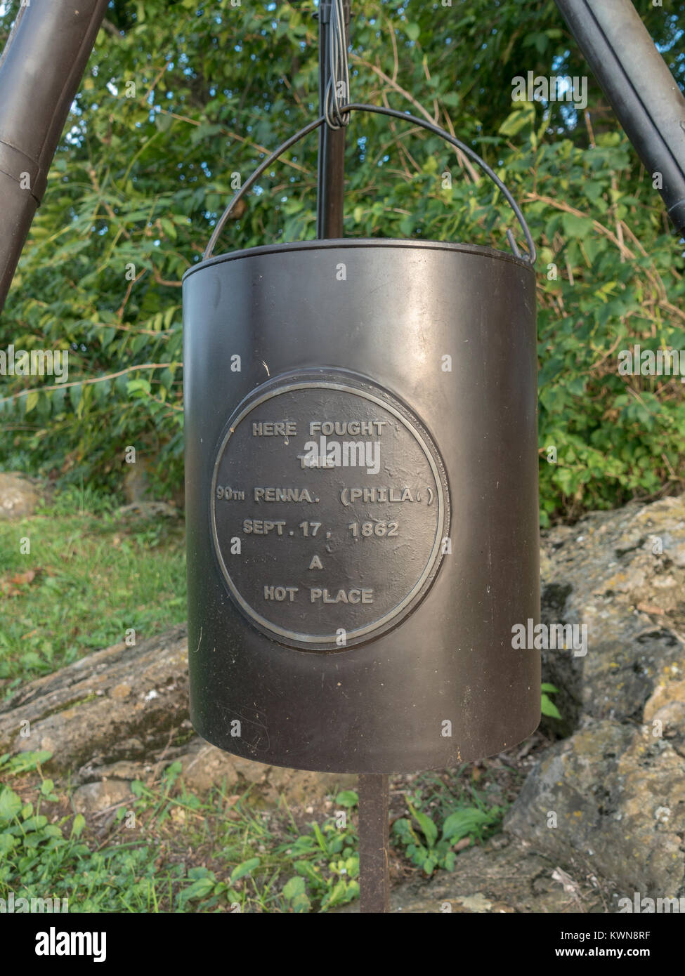 The 90th Pennsylvania Volunteer Infantry Monument, Miller's Cornfield ...