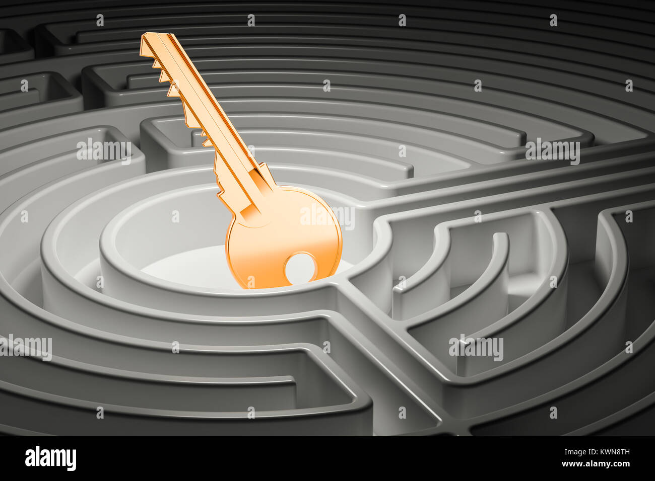 Maze key hi-res stock photography and images - Alamy