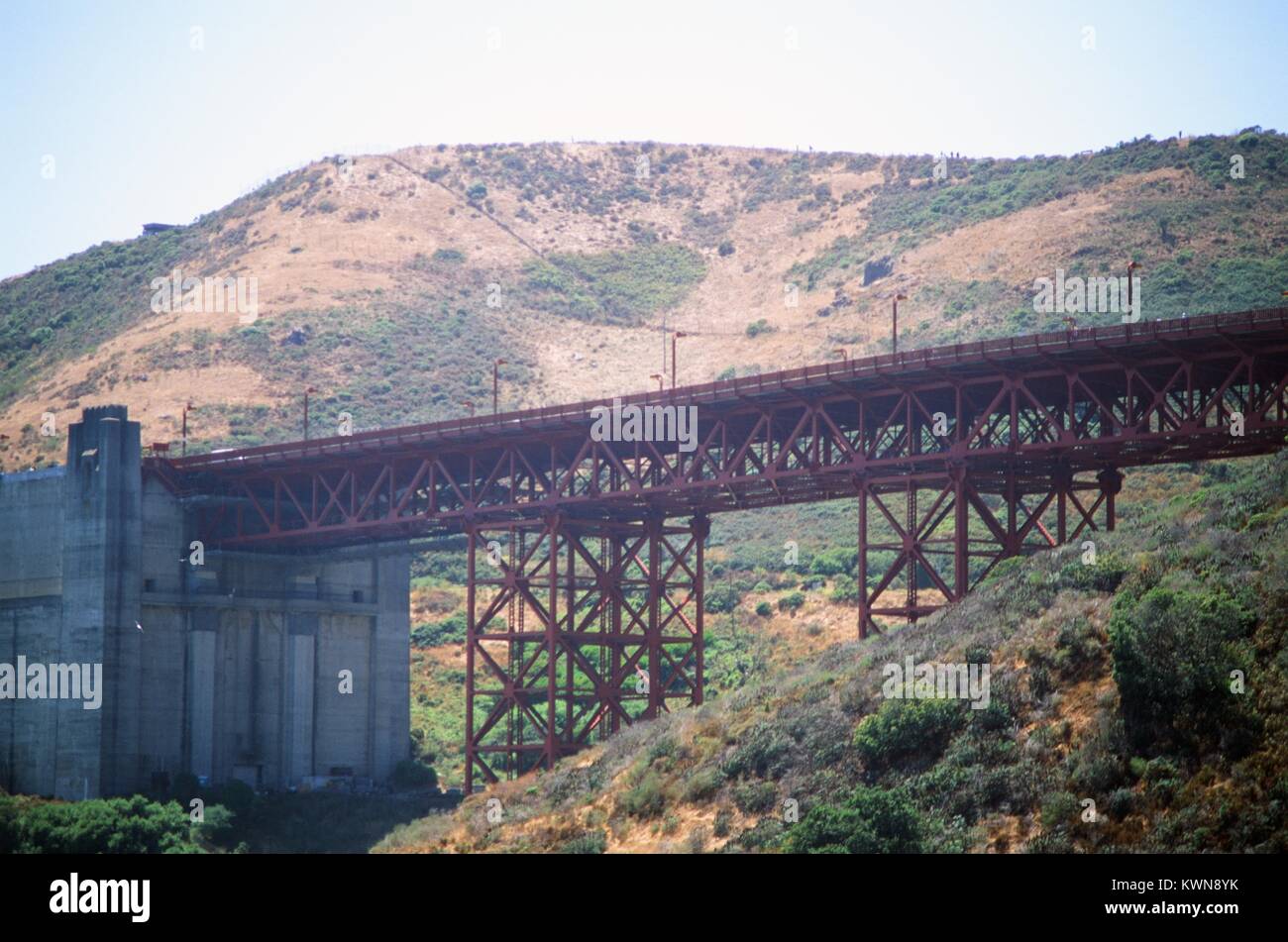 View golden gate bridge from fort baker hi-res stock photography and ...