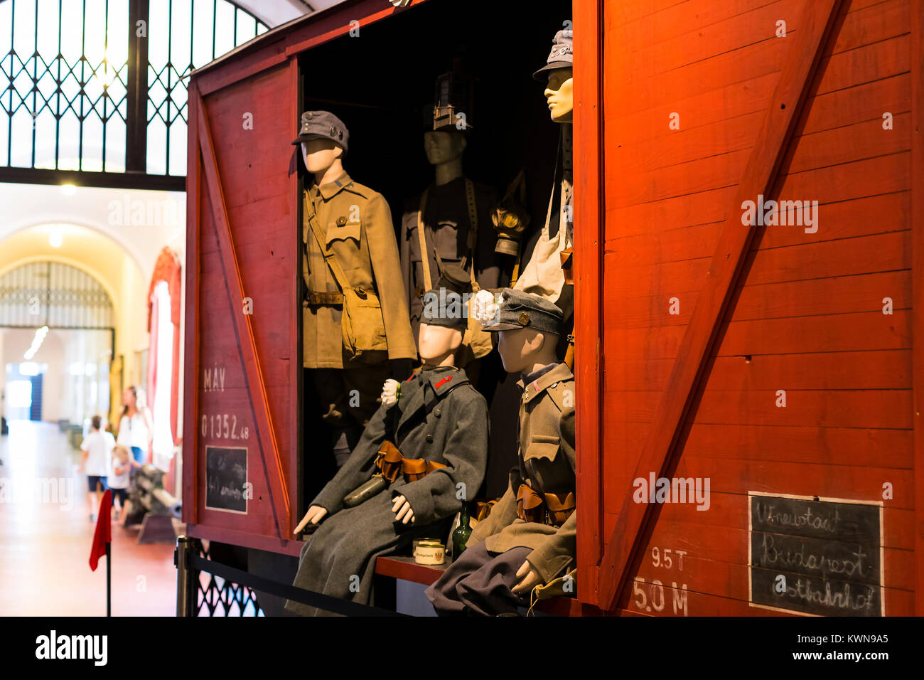 BUDAPEST, HUNGARY - 22 AUGUST 2017: Museum of the history of the ...
